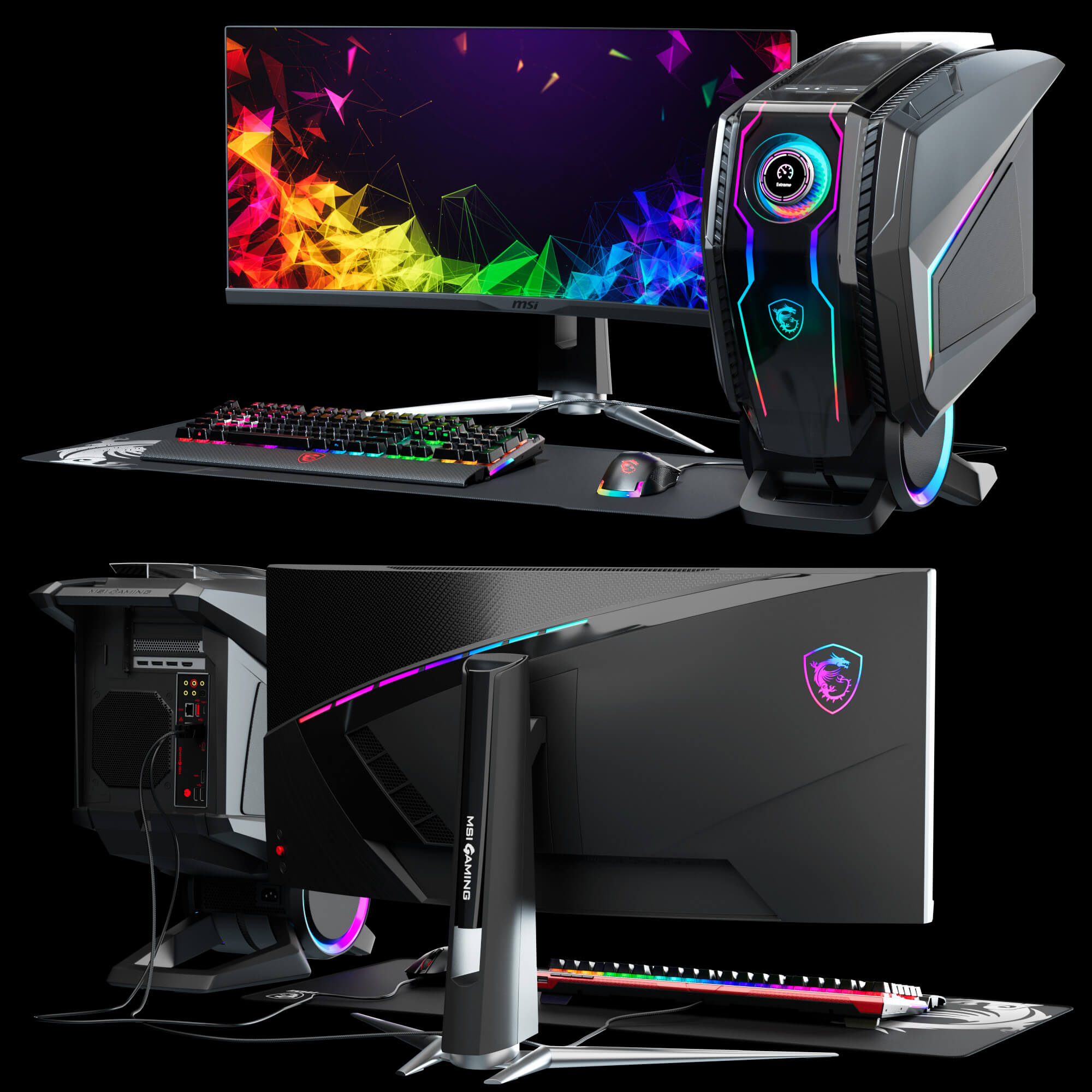 PC Gamer Set 3 - 3D Model by DRoNWiN