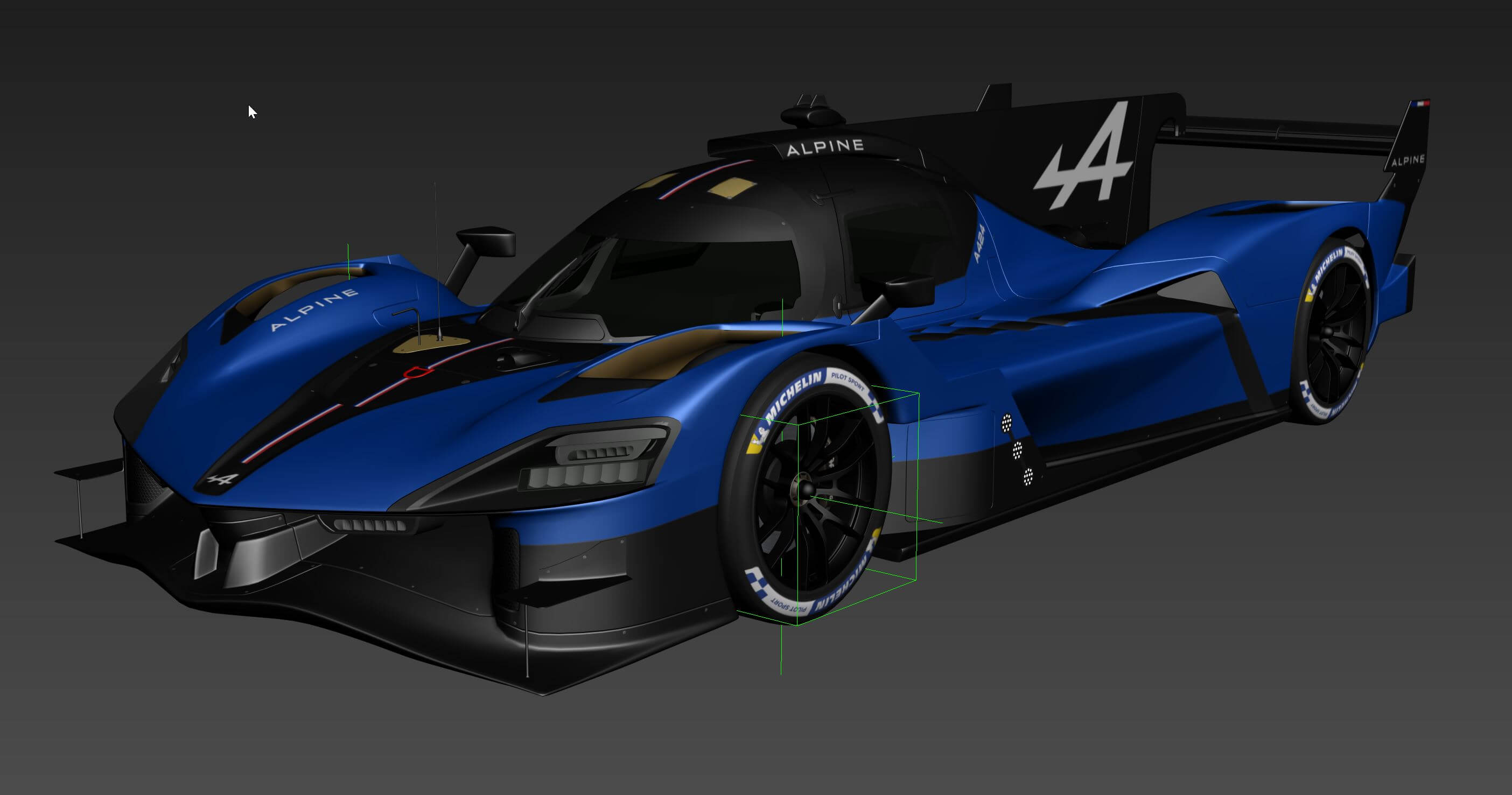 Alpine A424 Lemans 2024 - 3D Model by DSGStudio