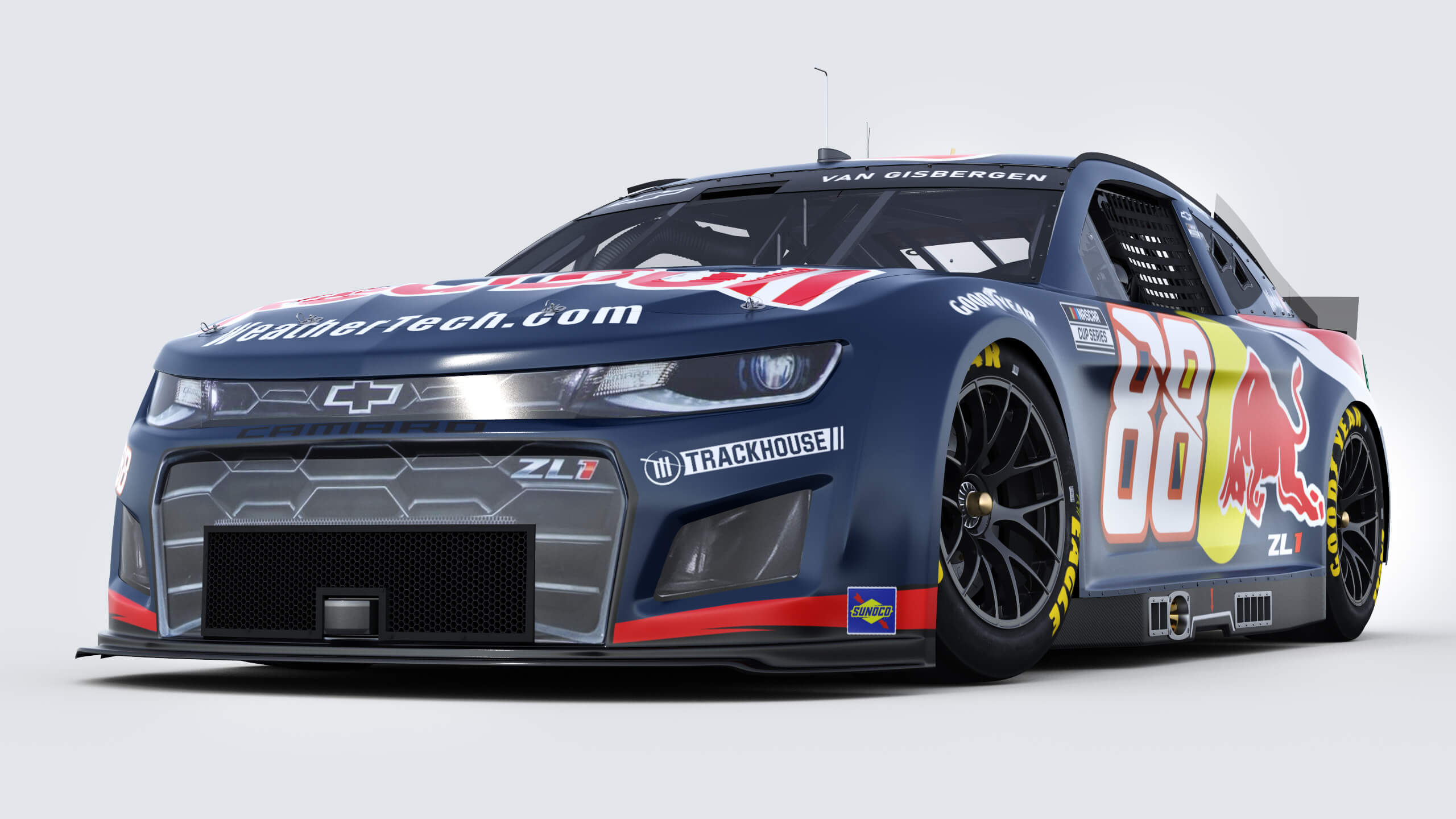 Chevrolet Camaro Nascar Redbull Van Gisbergen 2025 - 3D Model by DSGStudio