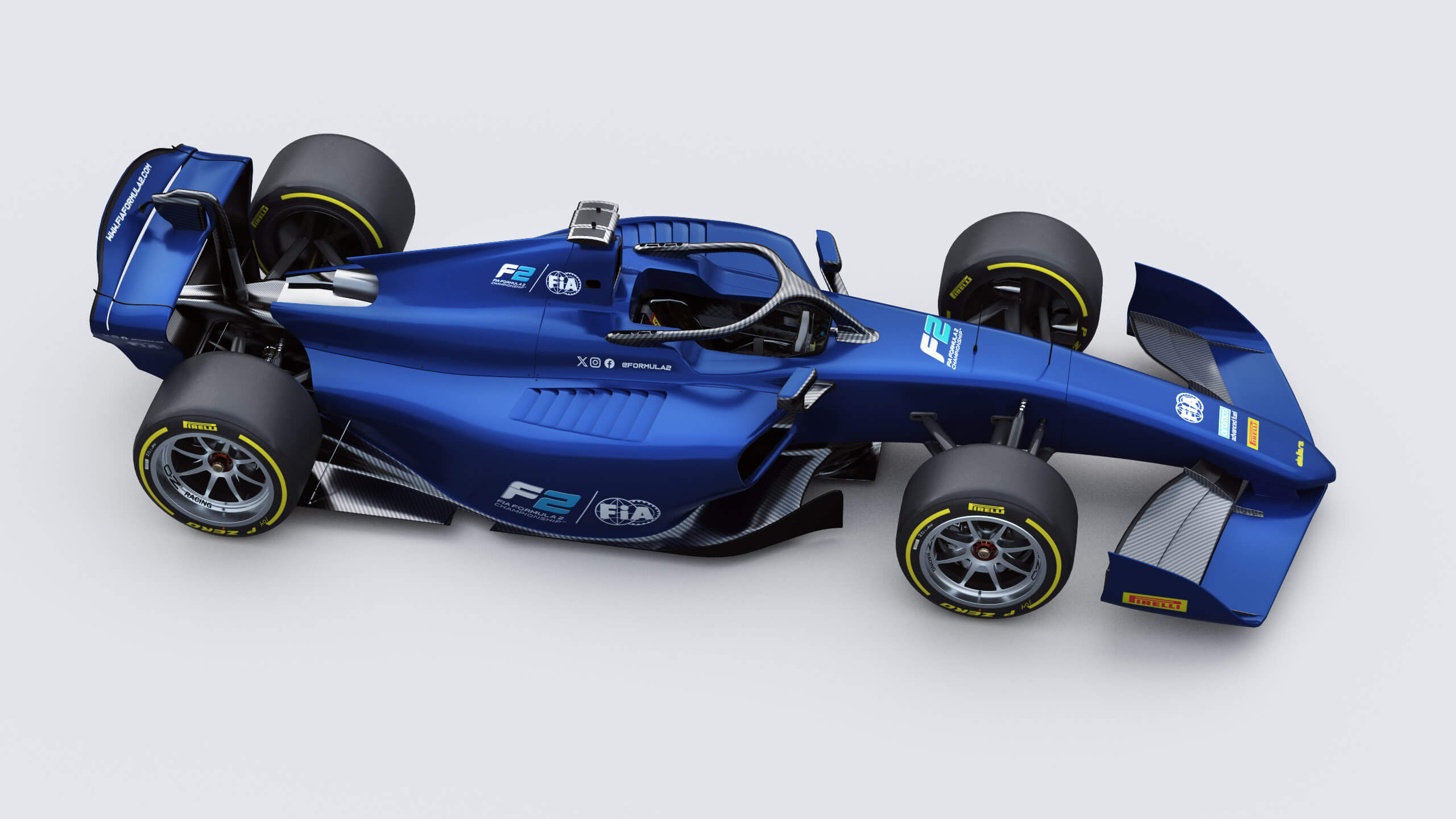 Dallara F2 2024 Template To Livery - 3D Model by DSGStudio