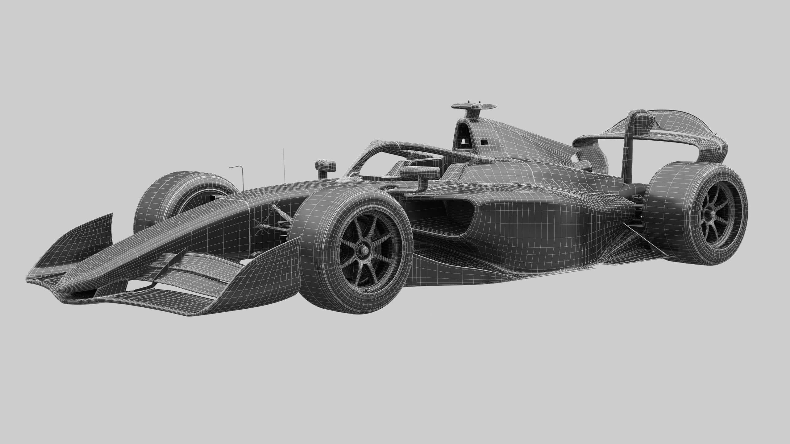 Dallara F2 2024 Template To Livery - 3D Model by DSGStudio