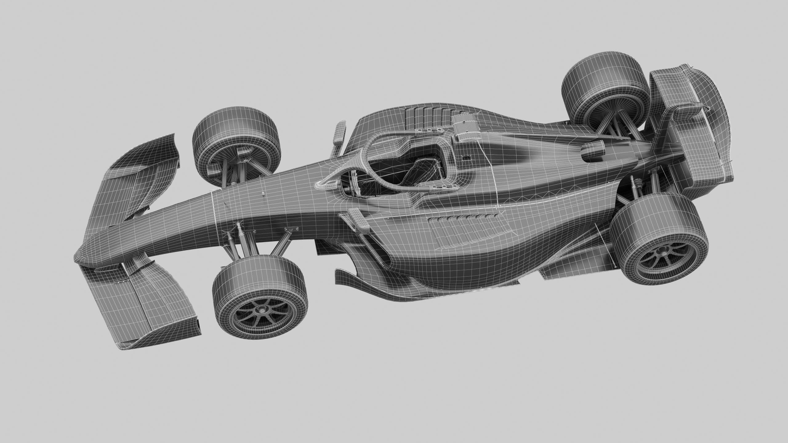 Dallara F2 2024 Template To Livery - 3D Model by DSGStudio