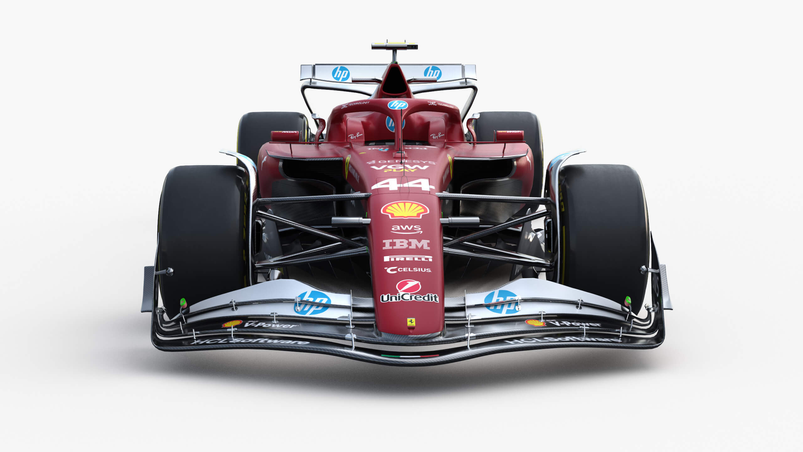 F1 Ferrari SF25 Season 2025 - 3D Model by DSGStudio