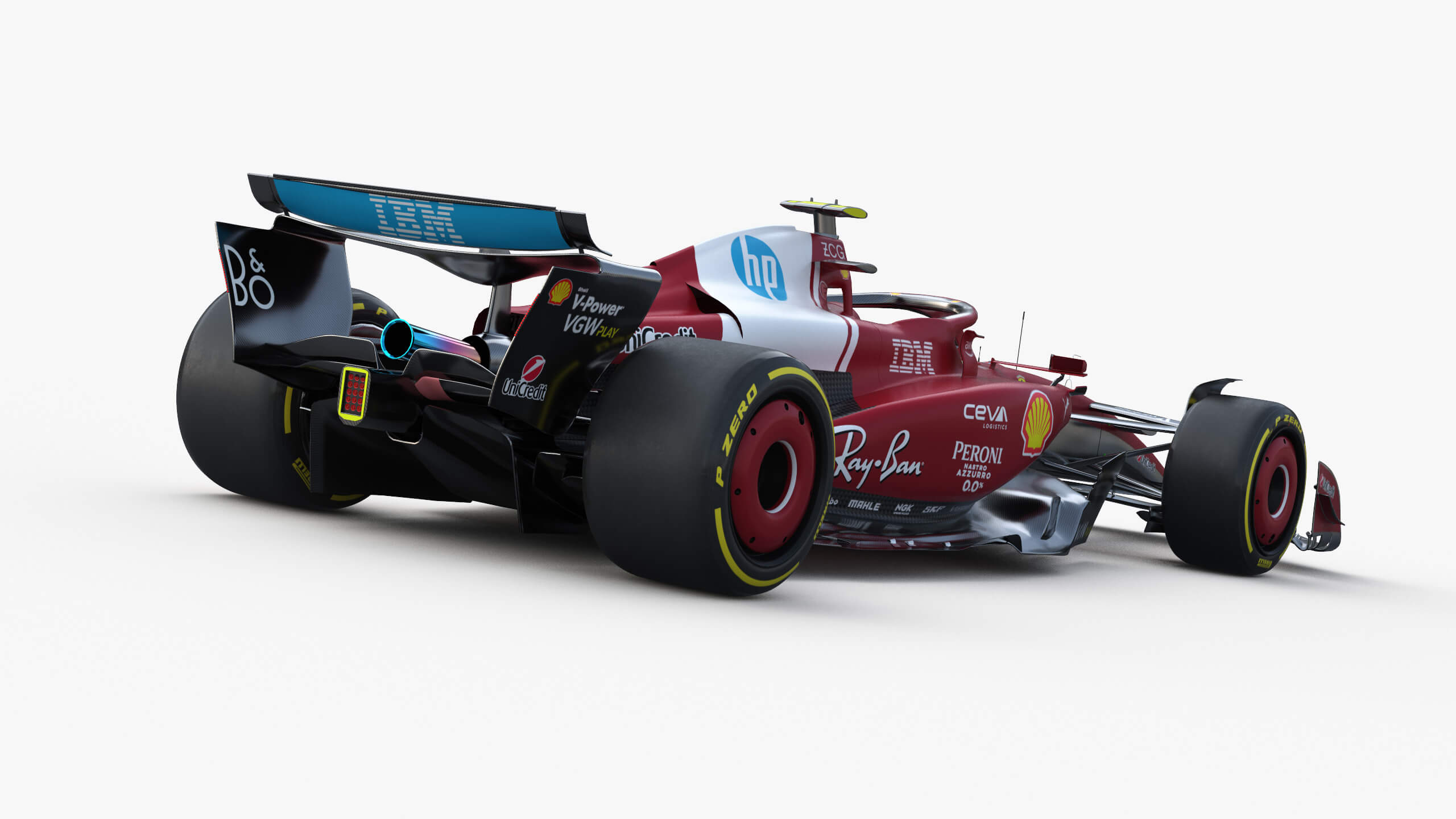 F1 Ferrari SF25 Season 2025 - 3D Model by DSGStudio