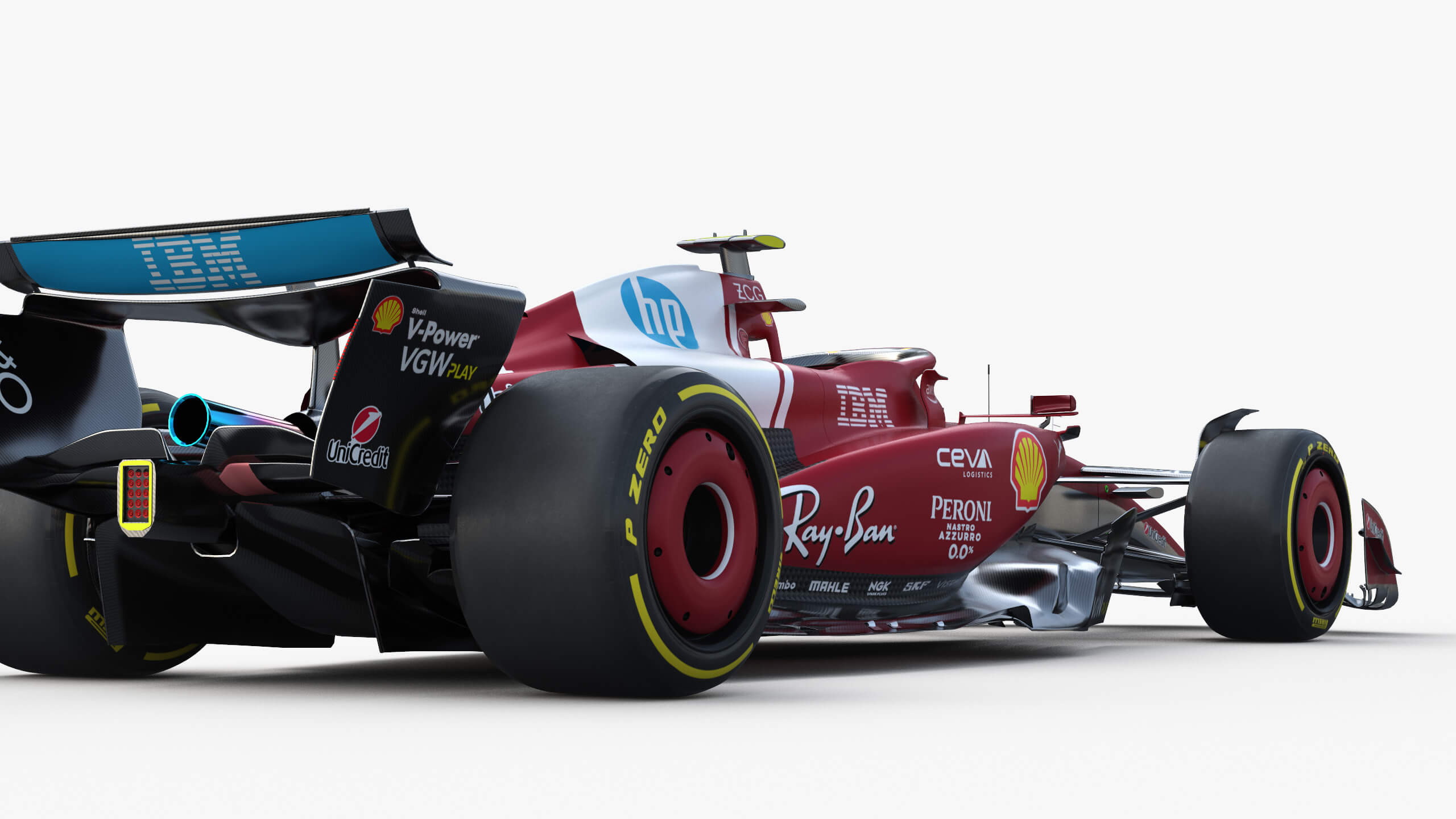 F1 Ferrari SF25 Season 2025 - 3D Model by DSGStudio