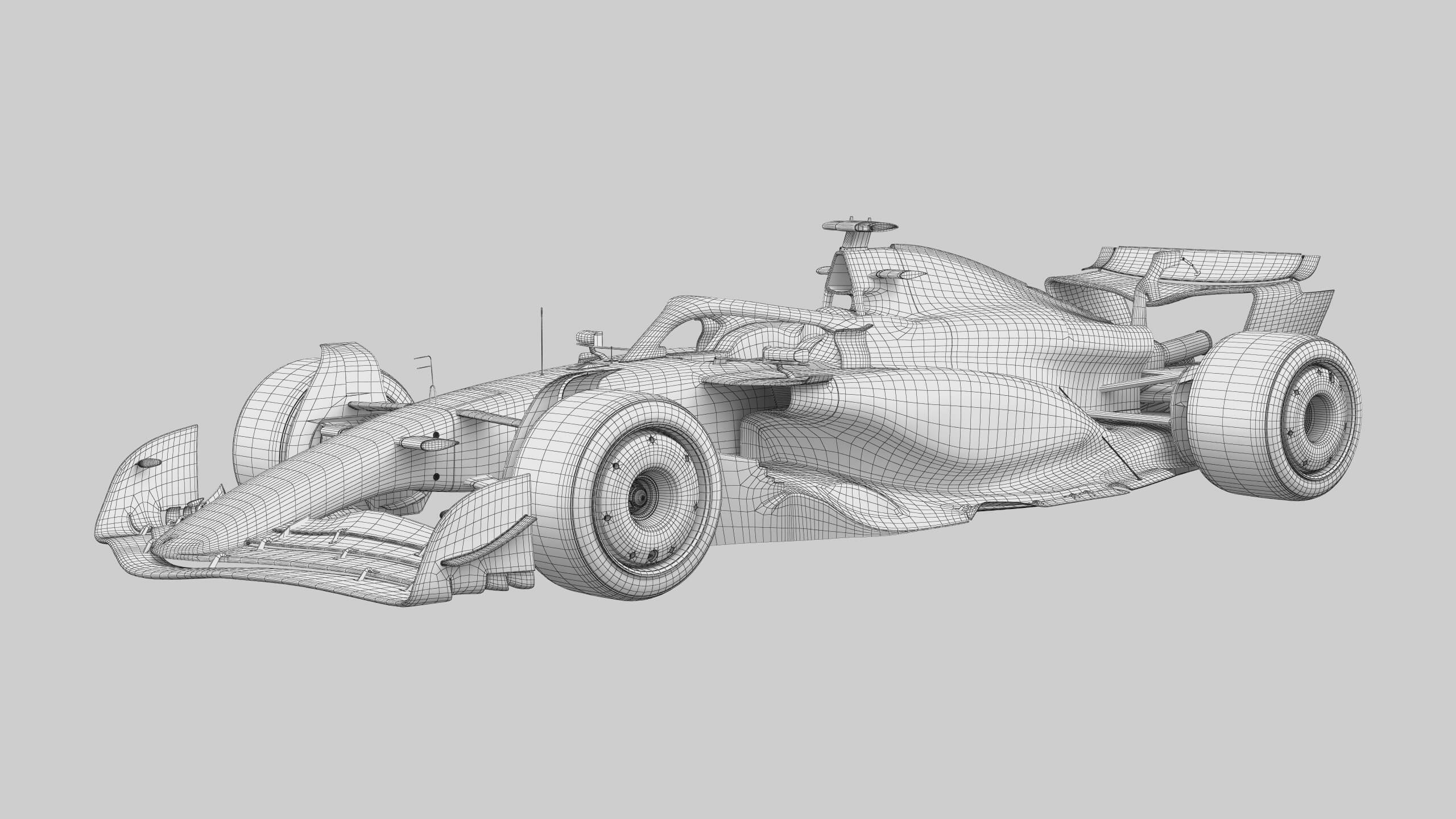 F1 Ferrari SF25 Season 2025 - 3D Model by DSGStudio