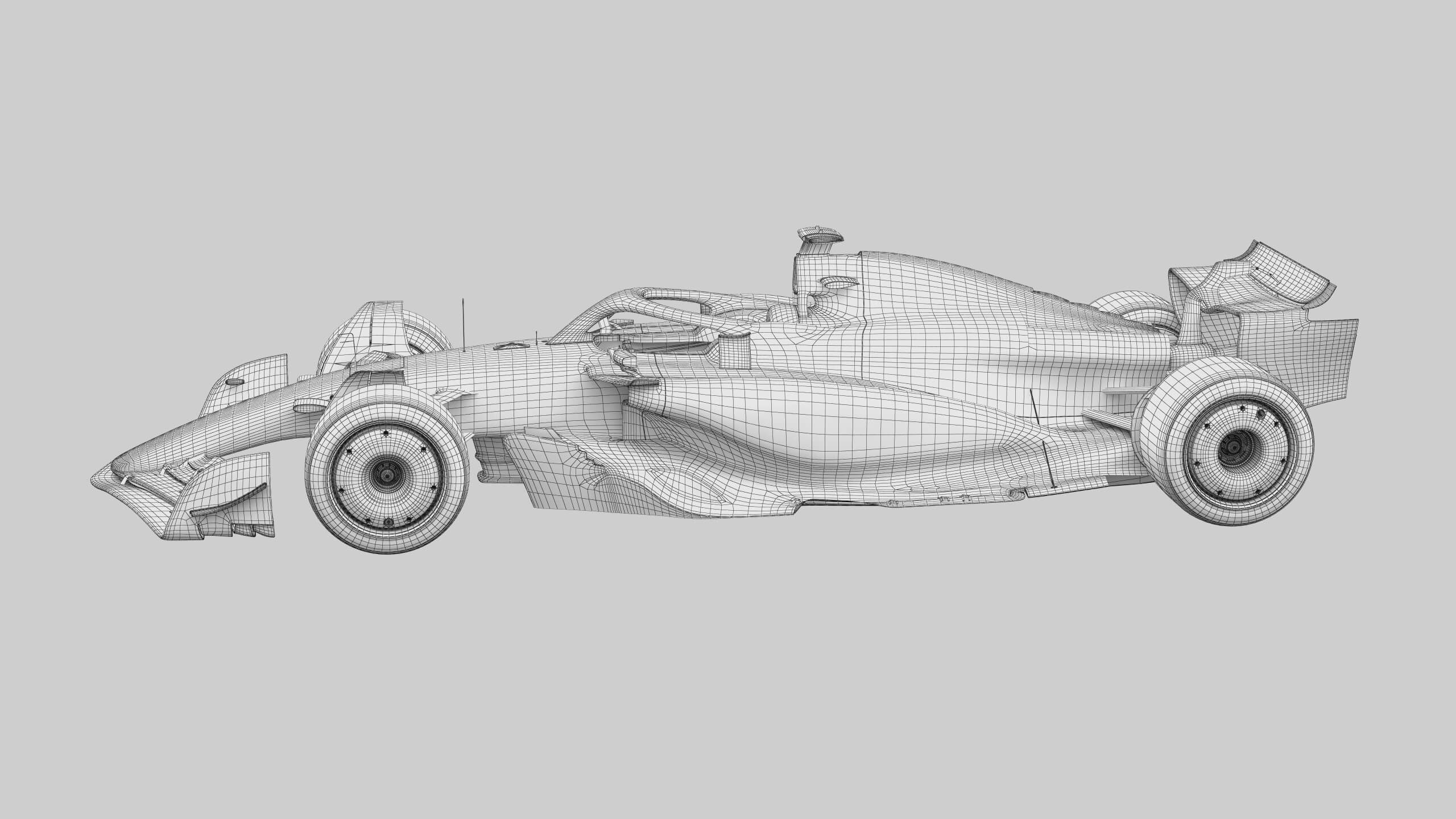 F1 Ferrari SF25 Season 2025 - 3D Model by DSGStudio