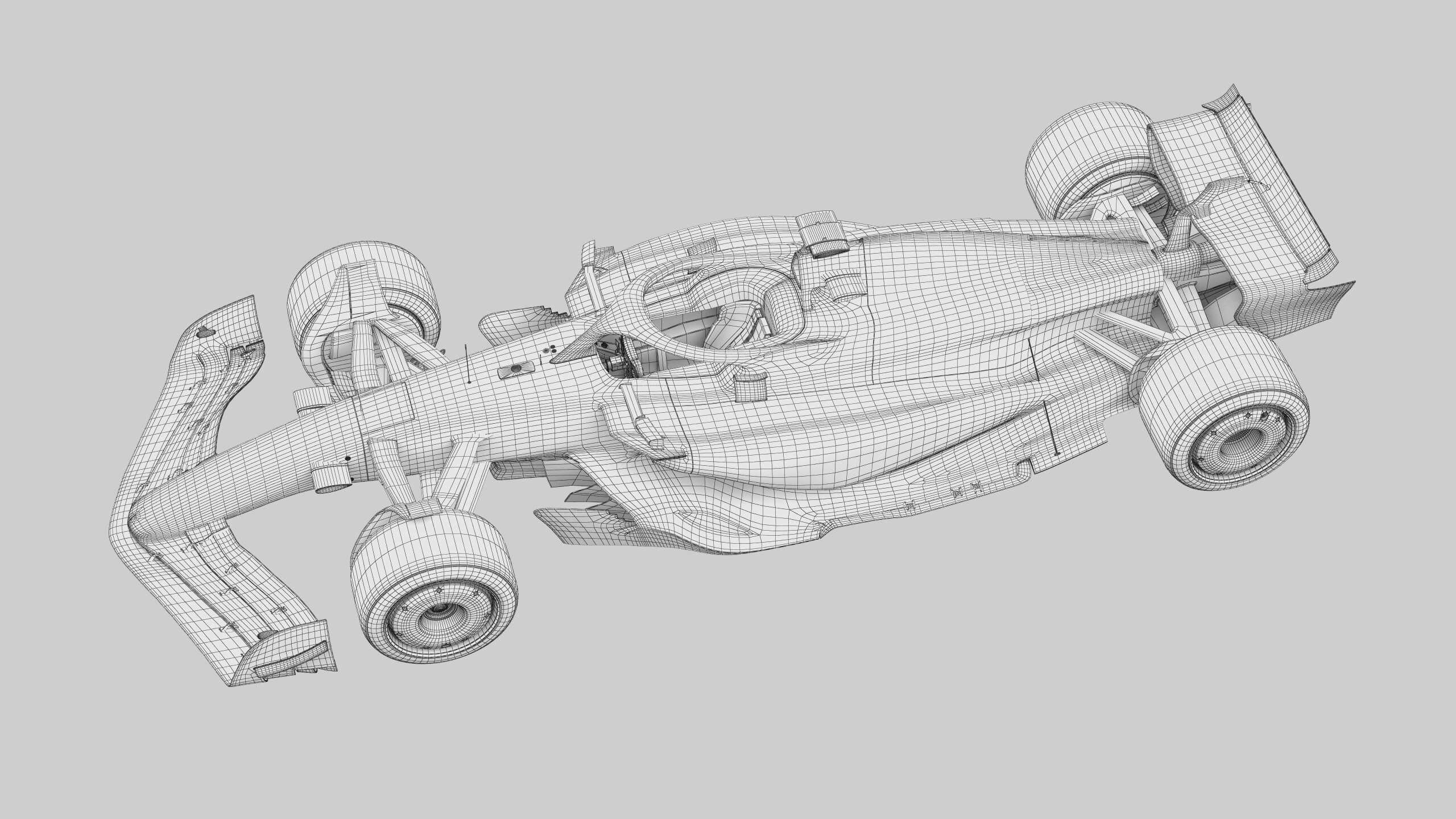 F1 Ferrari SF25 Season 2025 - 3D Model by DSGStudio