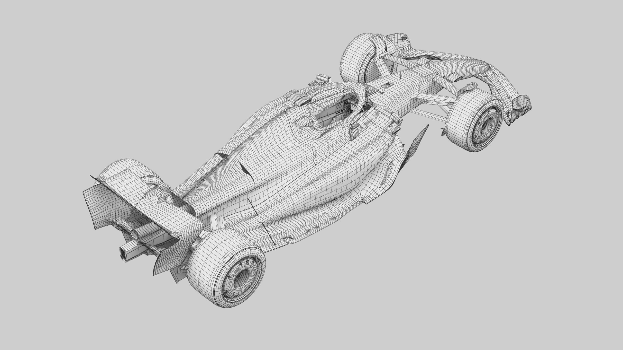 F1 Ferrari SF25 Season 2025 - 3D Model by DSGStudio
