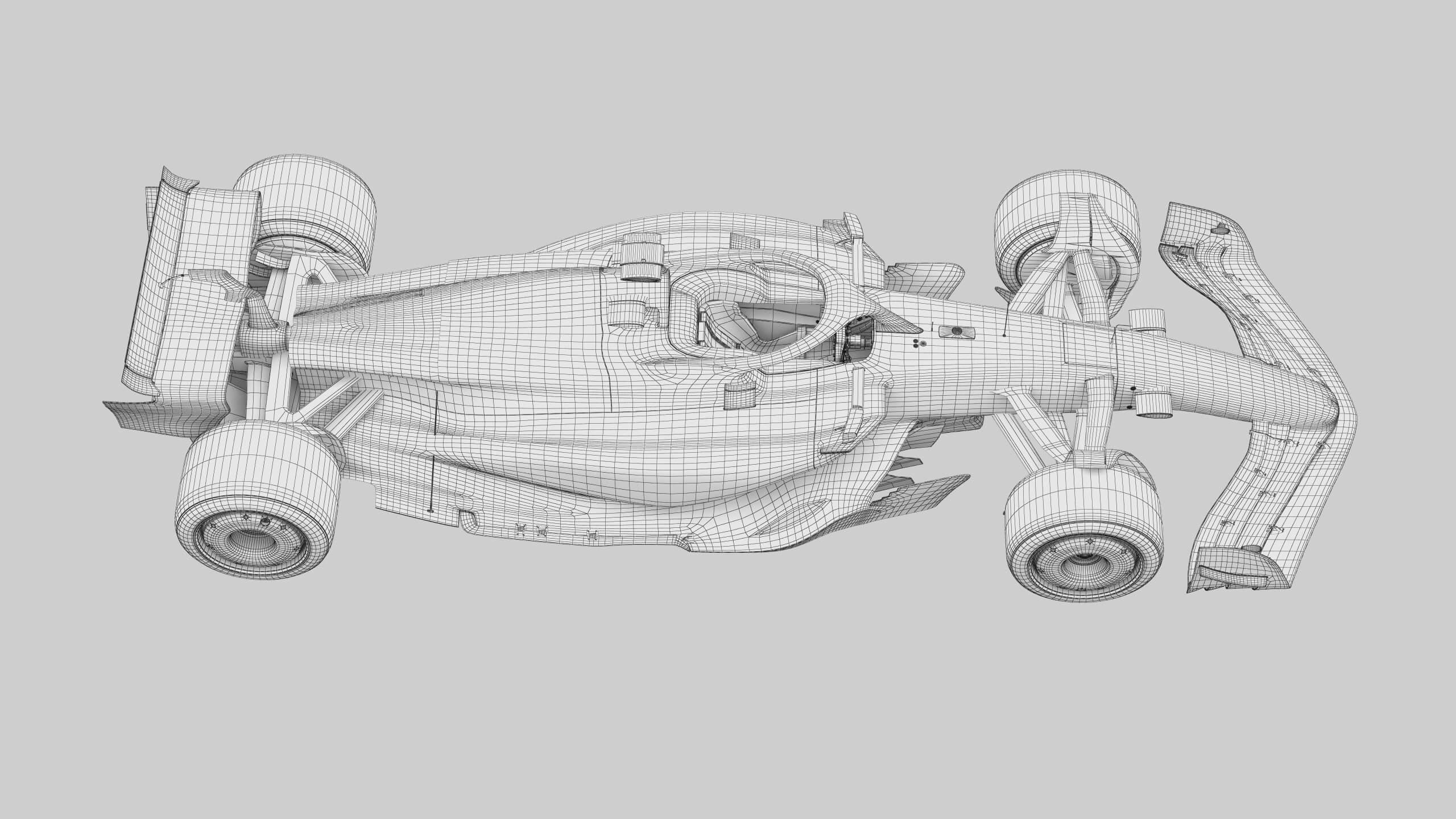 F1 Ferrari SF25 Season 2025 - 3D Model by DSGStudio