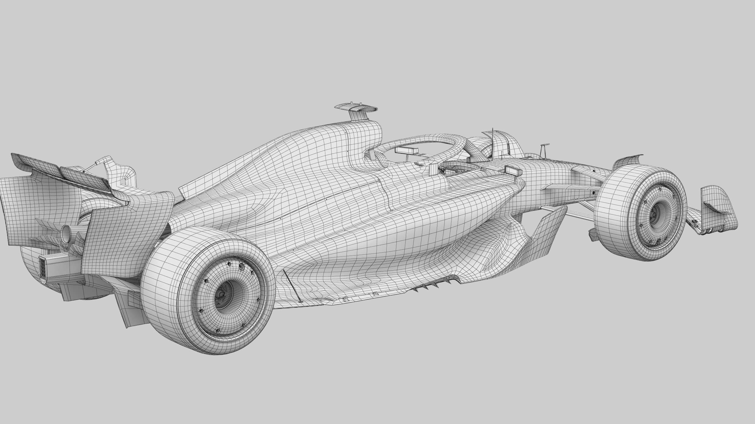 F1 Generic Car 2025 Template 3D Model by DSGStudio