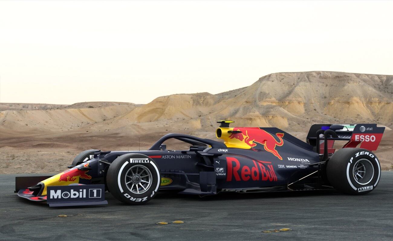 F1 Red Bull RB16 2020 - 3D Model by DSGStudio