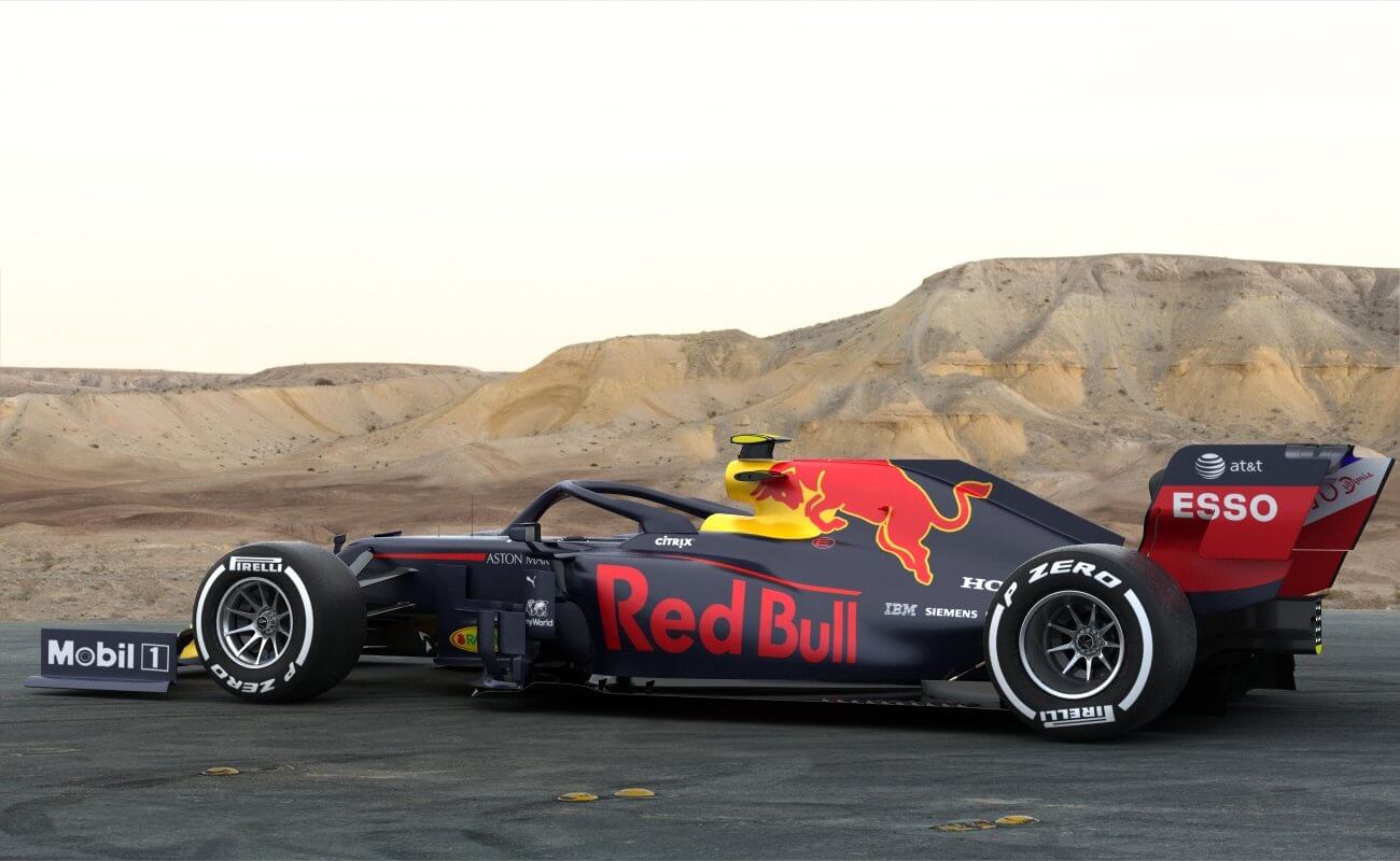 F1 Red Bull RB16 2020 - 3D Model by DSGStudio