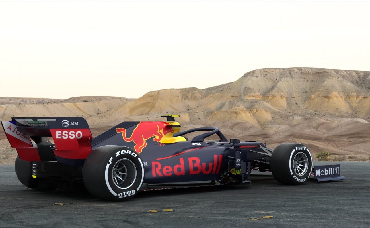 F1 Red Bull RB16 2020 - 3D Model by DSGStudio
