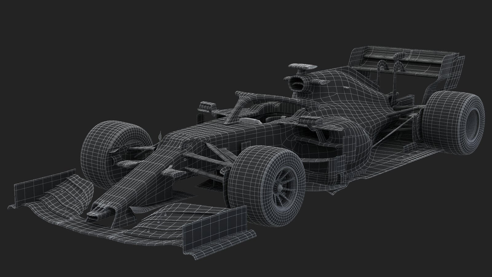 F1 Red Bull RB16 2020 - 3D Model by DSGStudio