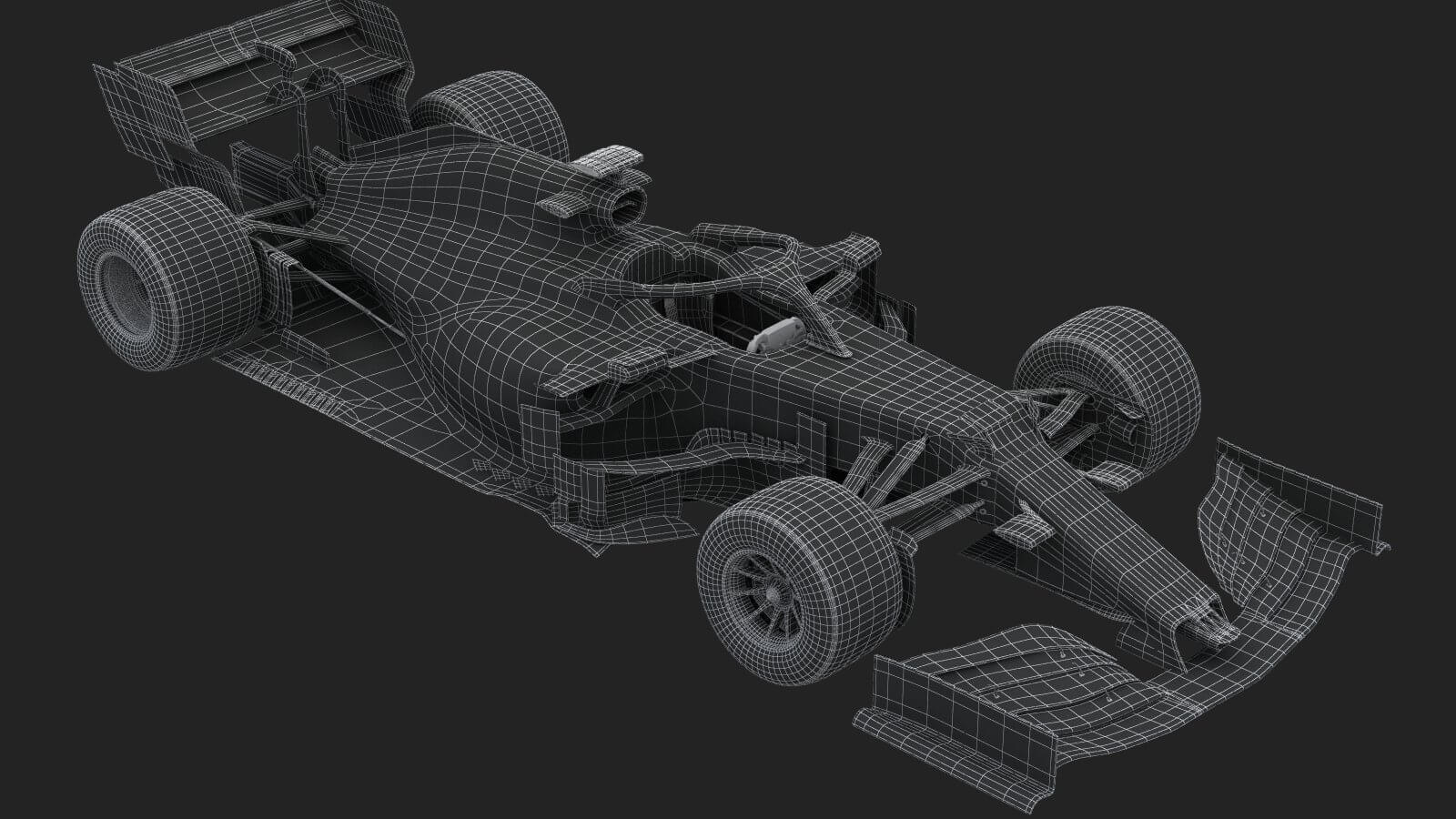 F1 Red Bull RB16 2020 - 3D Model by DSGStudio