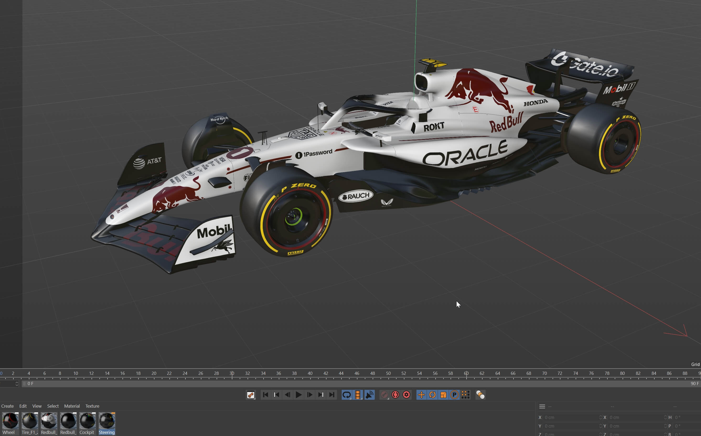 F1 Red Bull RB21 Livery GP Japan Season 2025 - 3D Model by DSGStudio