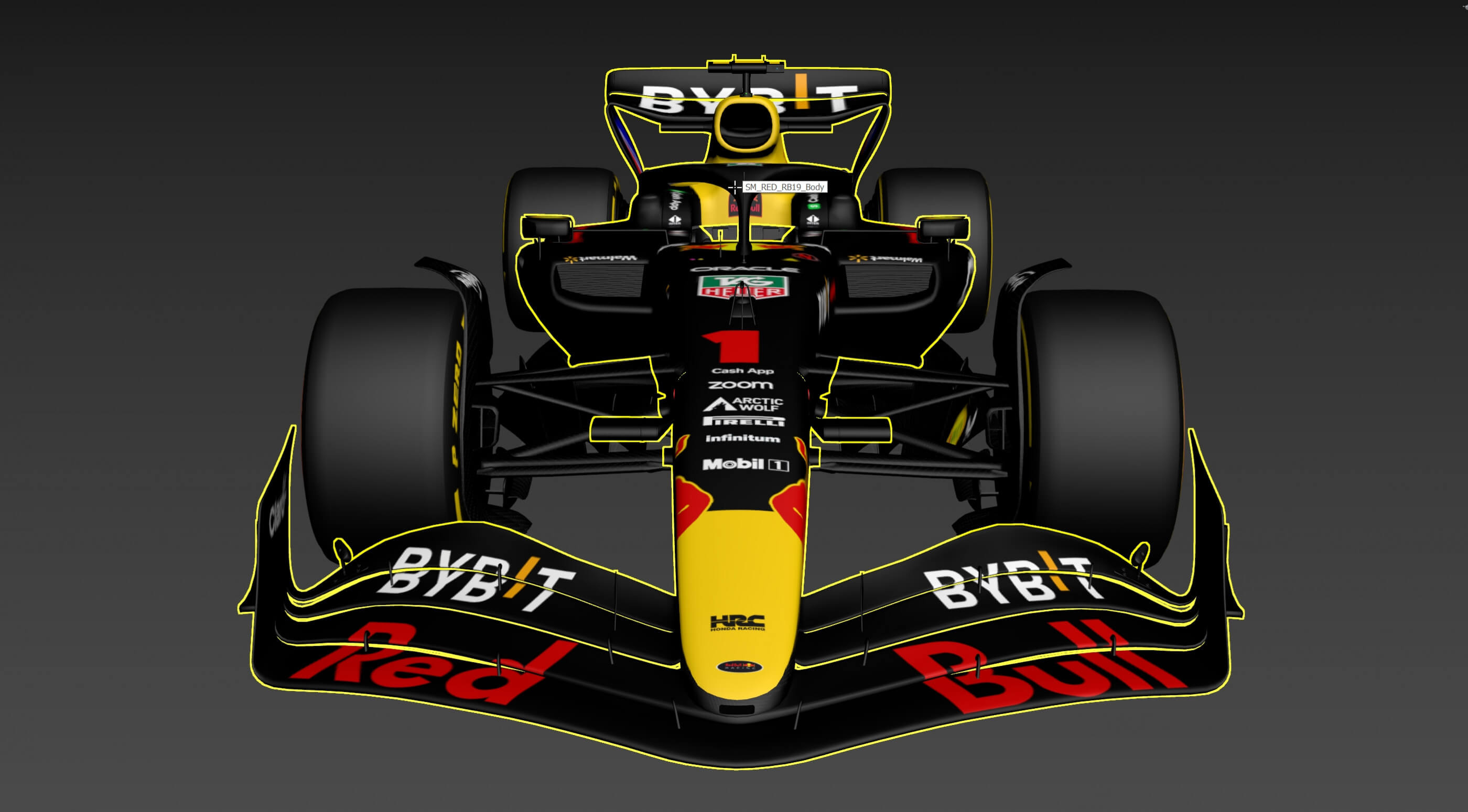 F1 Redbull RB19 2022 - 3D Model by DSGStudio