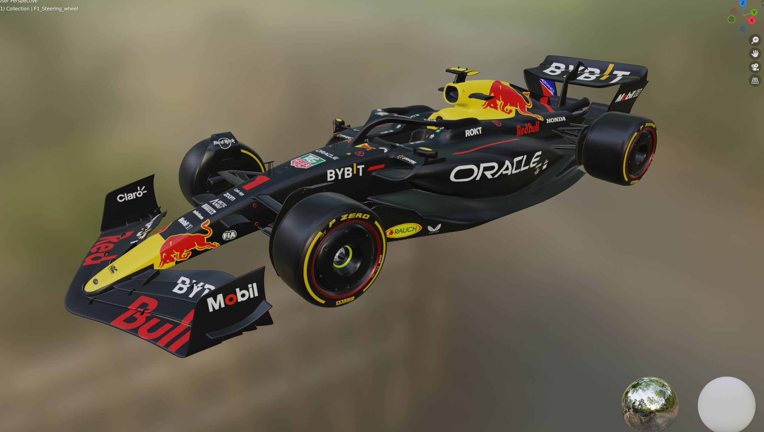 F1 Redbull RB19 2022 - 3D Model by DSGStudio