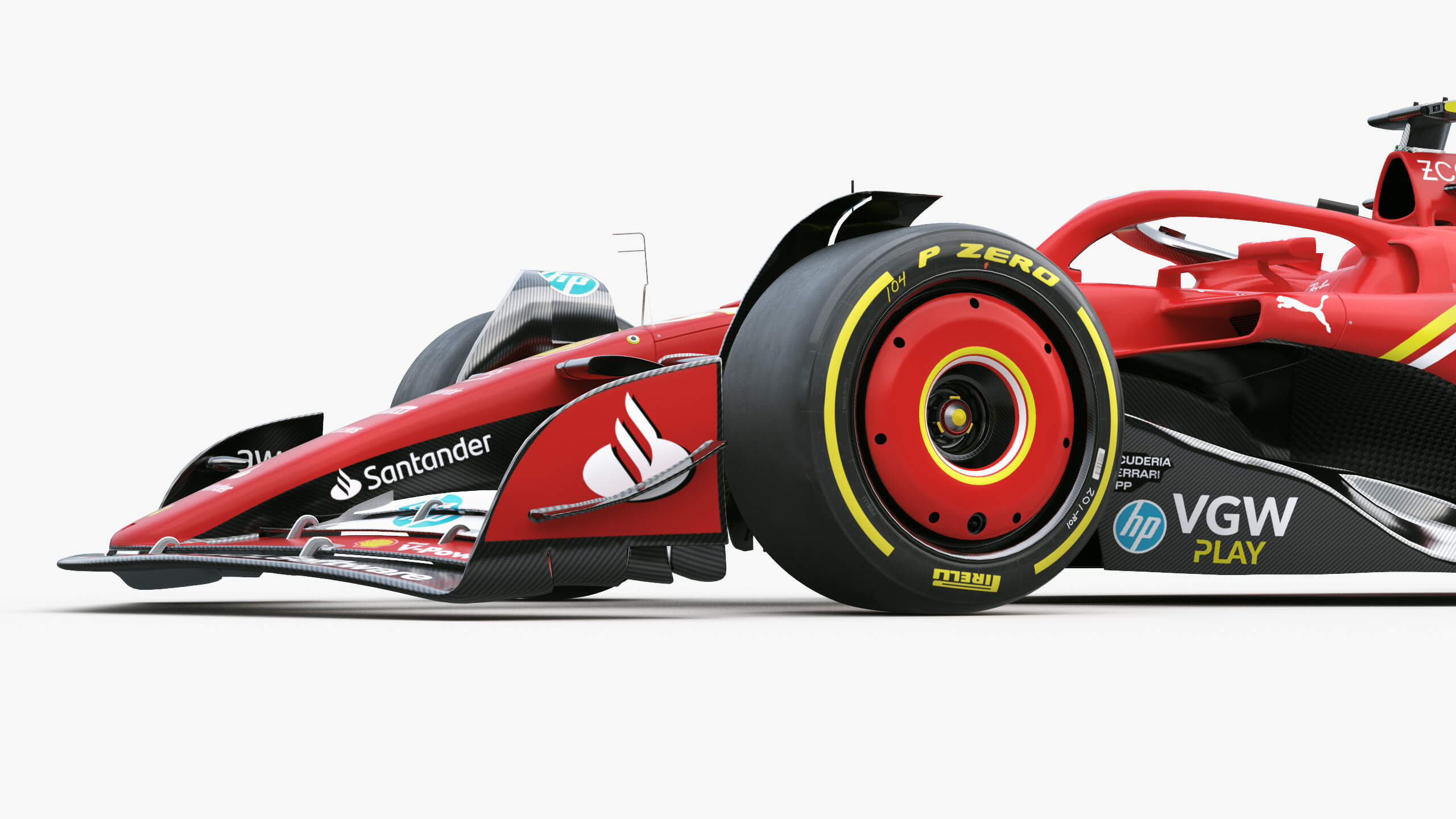 F1 Ferrari SF24 season 2024 - 3D Model by DSGStudio