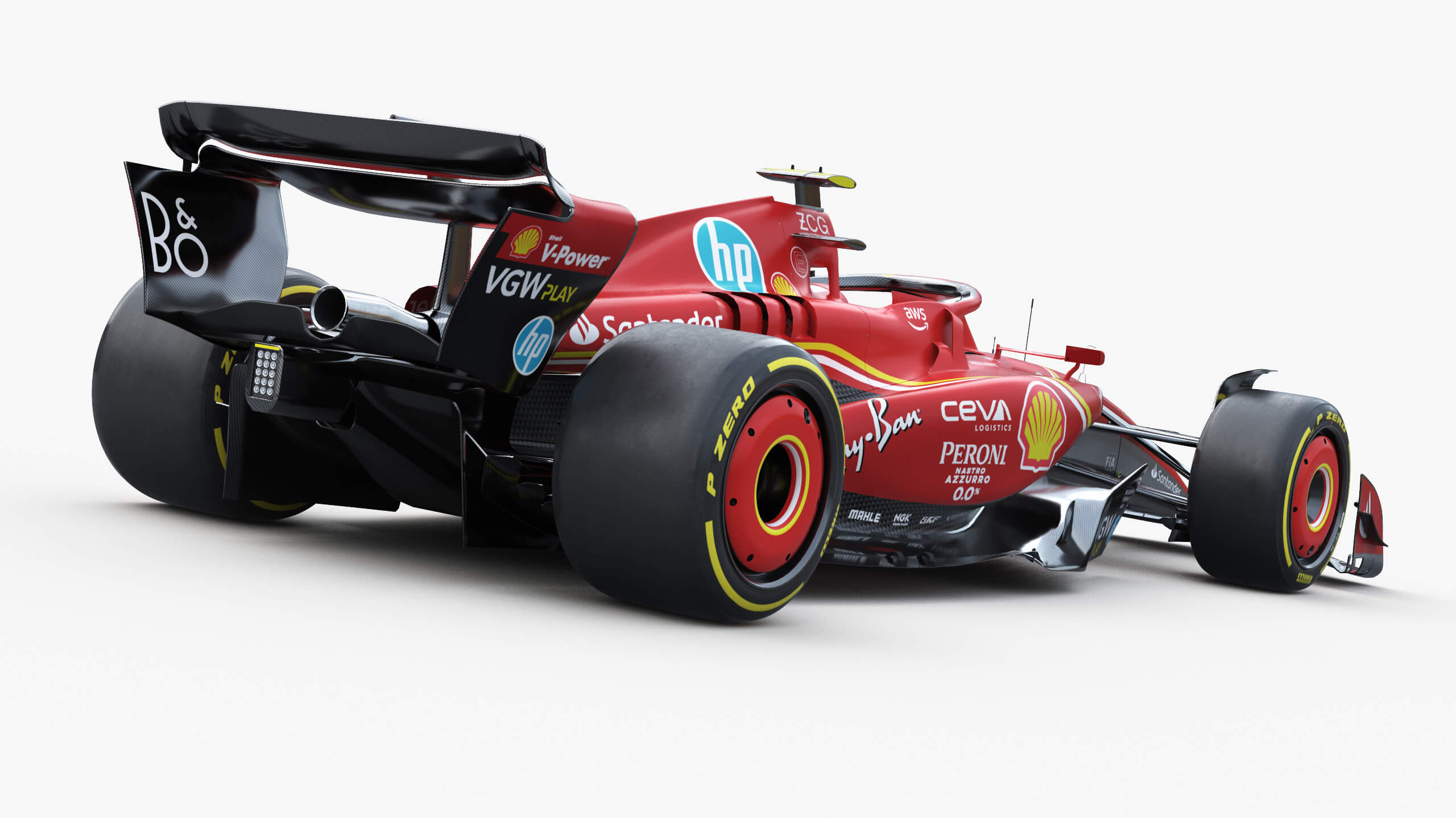 F1 Ferrari SF24 season 2024 - 3D Model by DSGStudio