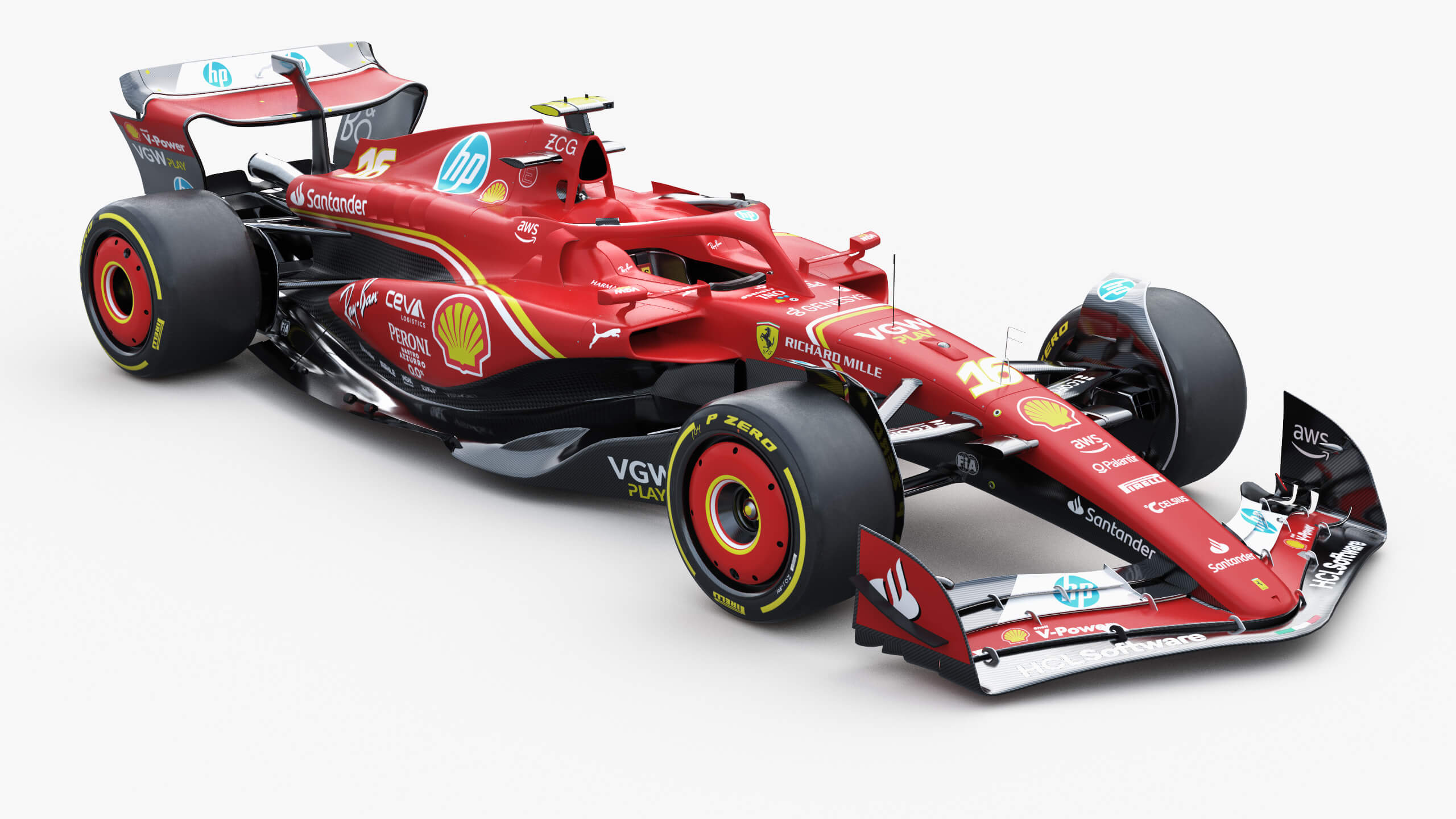 F1 Ferrari SF24 season 2024 - 3D Model by DSGStudio