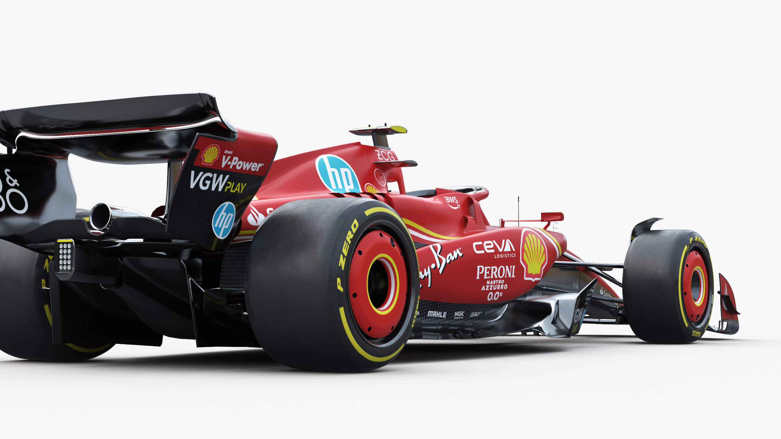 F1 Ferrari SF24 season 2024 - 3D Model by DSGStudio
