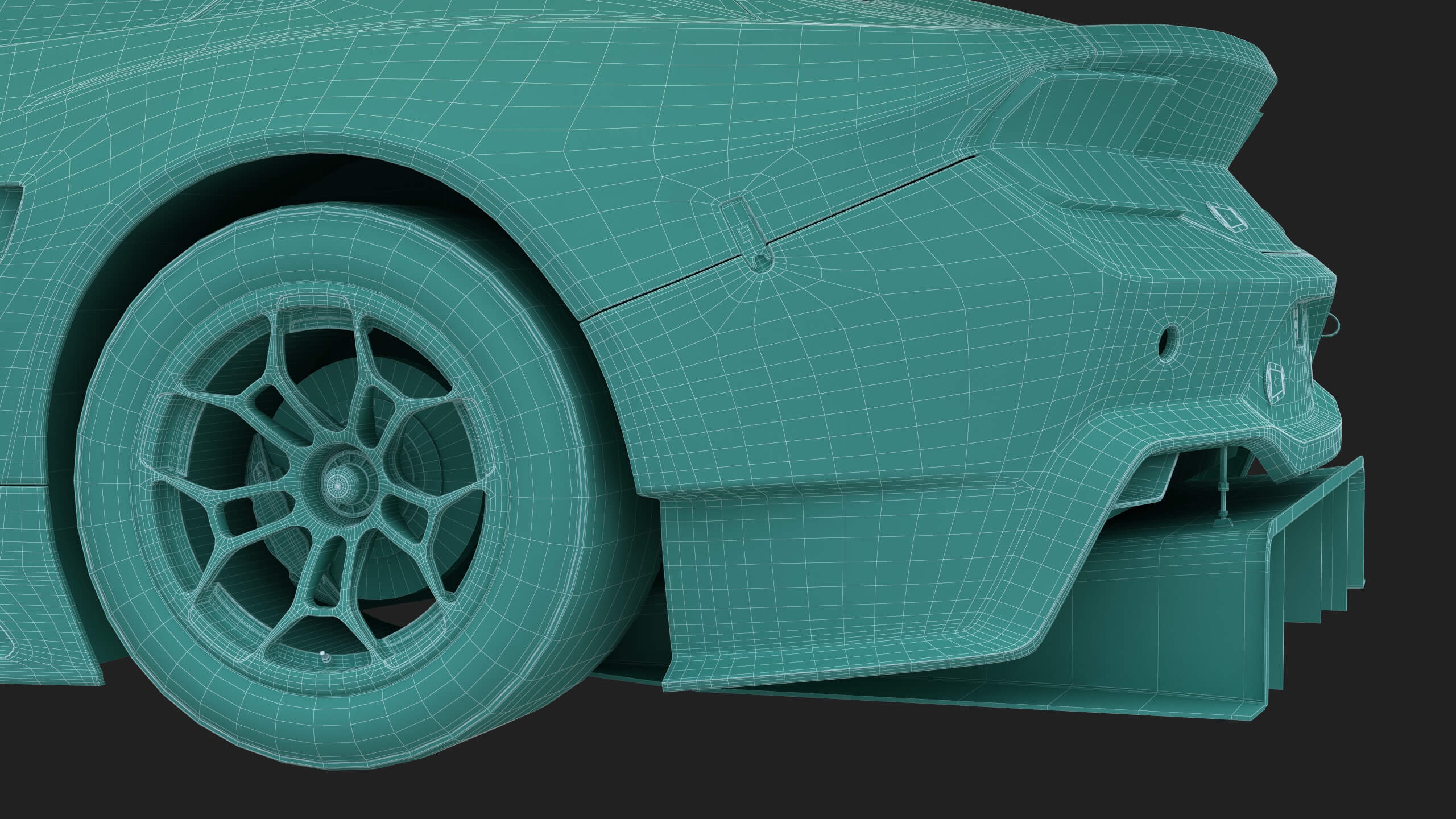 Ford Mustang GT3 2024 Template - 3D Model by DSGStudio