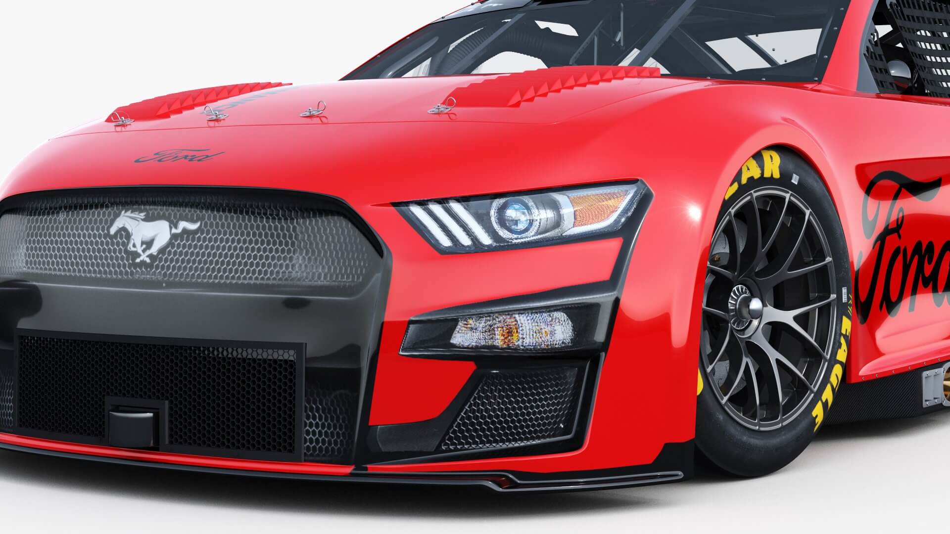 Ford Mustang NASCAR 2022 Update 3 Template - 3D Model by DSGStudio