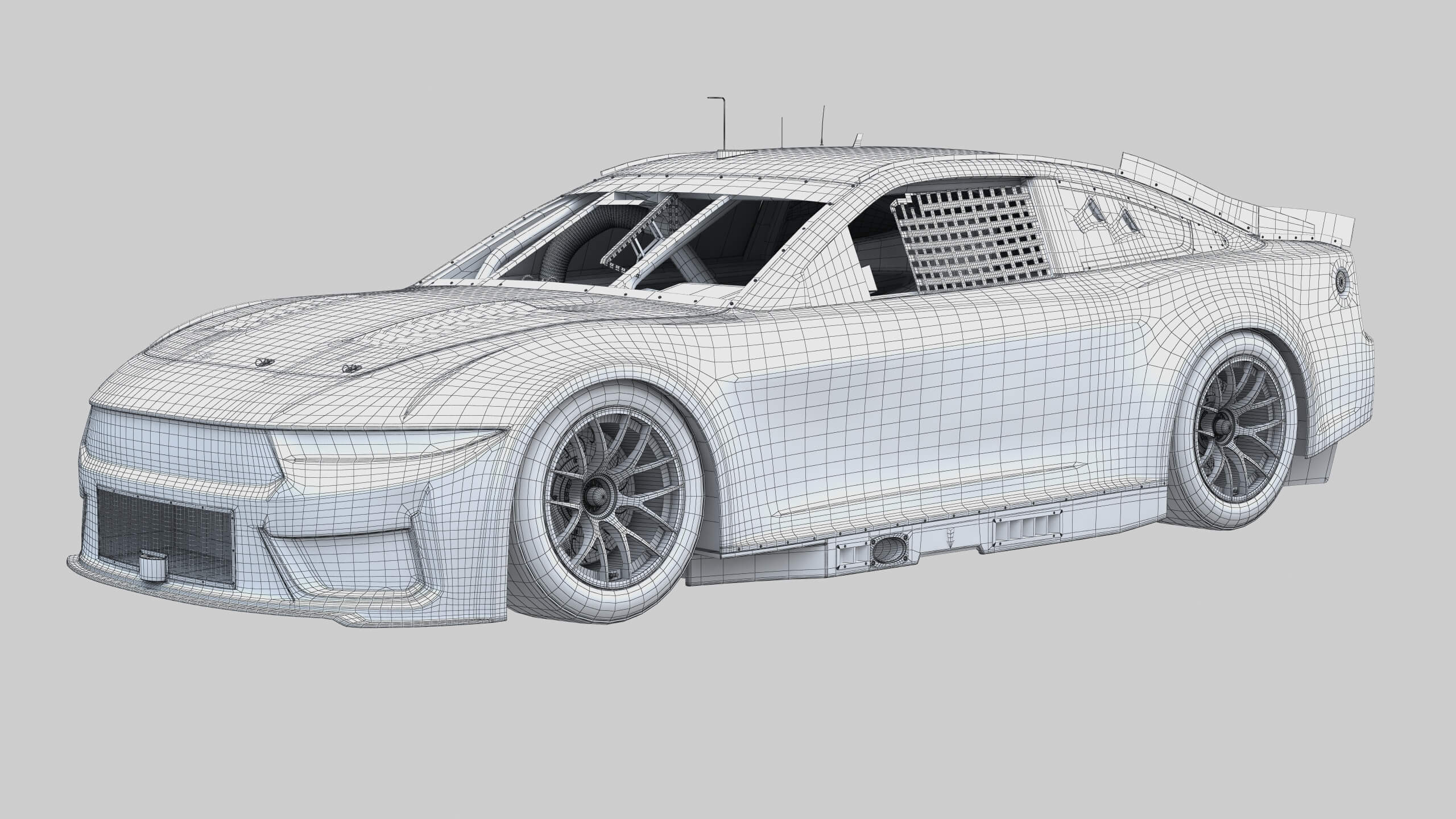 Ford Mustang Nascar 2024 Template - 3D Model by DSGStudio