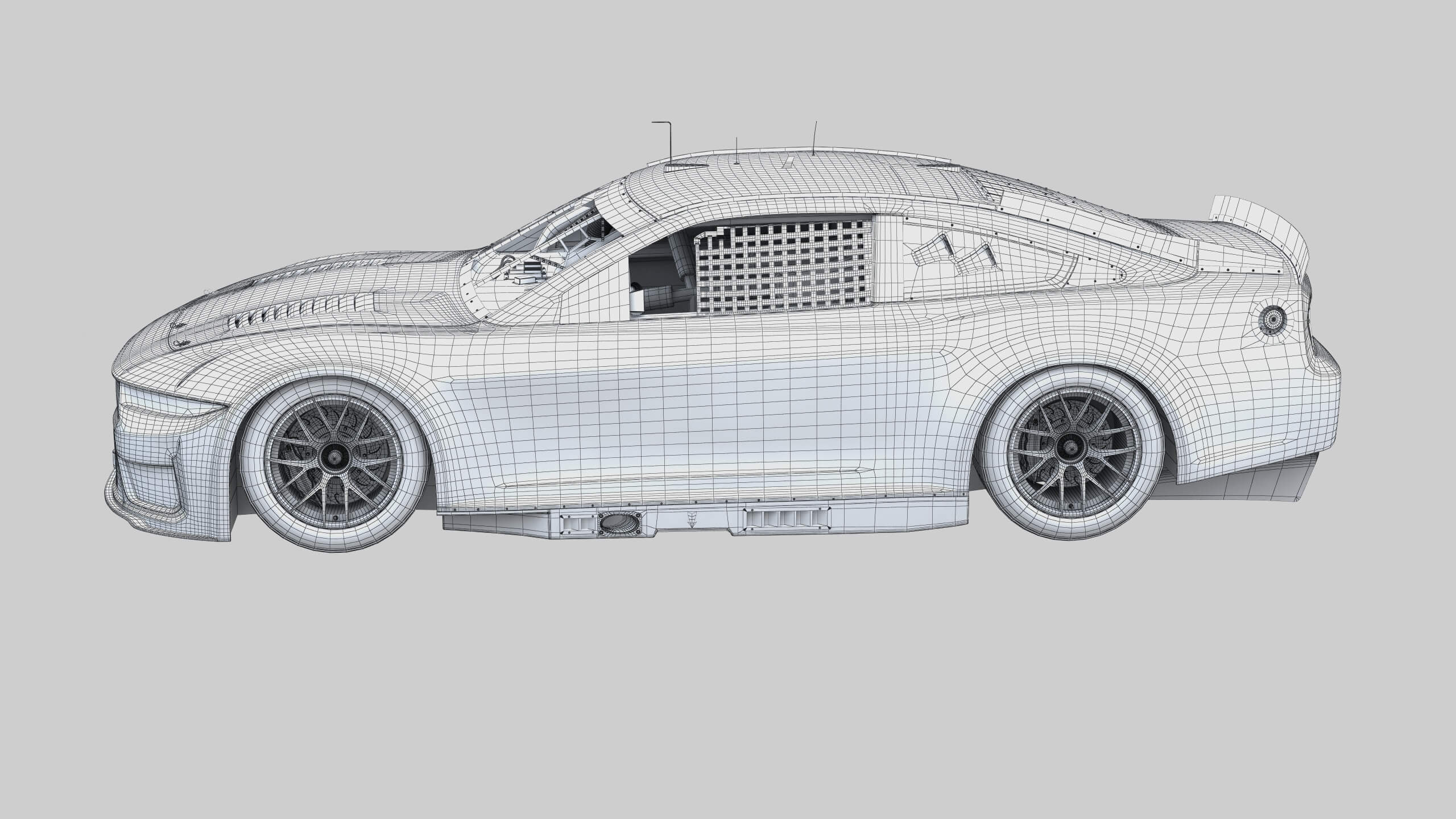 Ford Mustang Nascar 2024 Template - 3D Model by DSGStudio