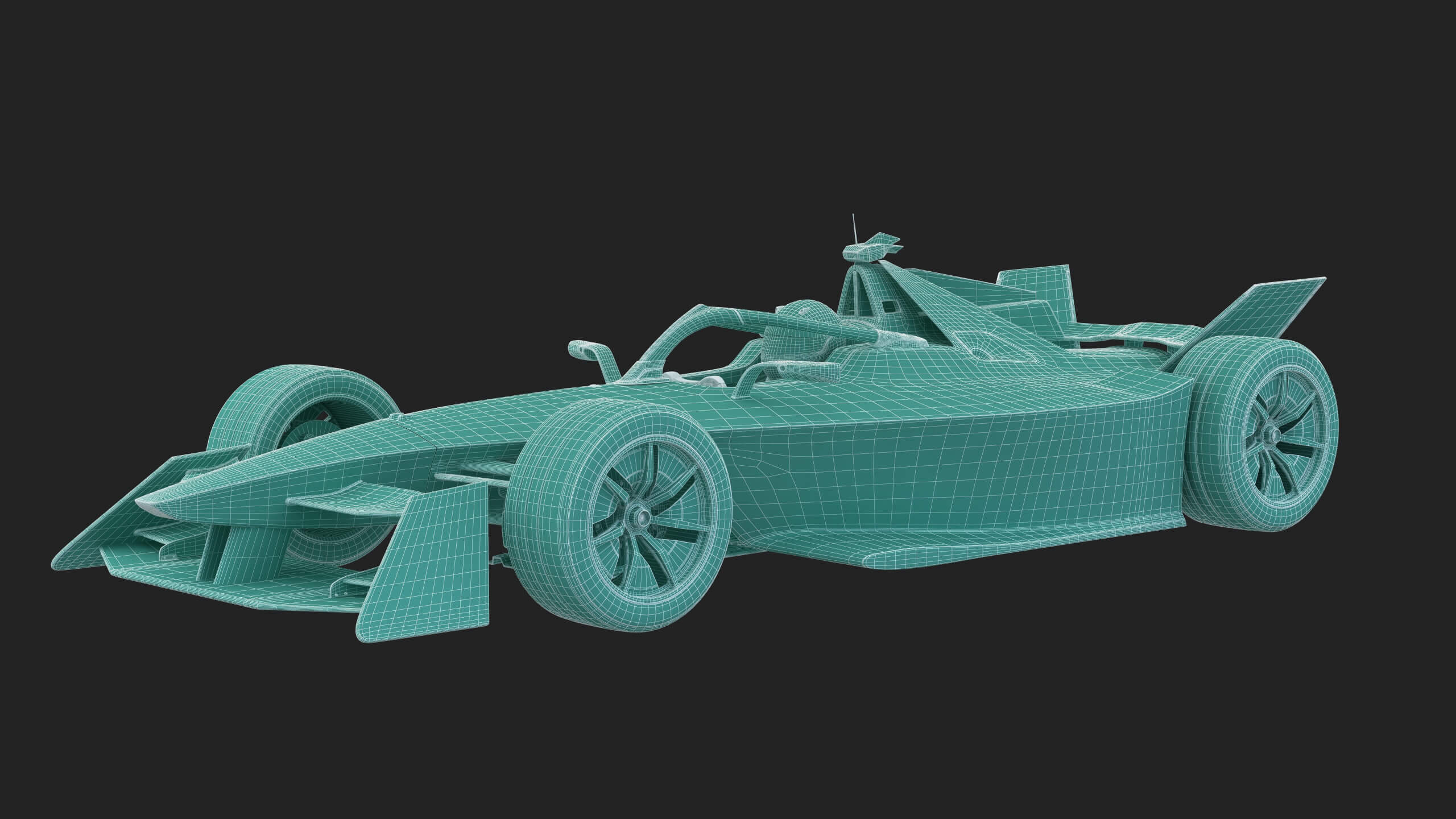 Formula E Gen3 2023 Template - 3D Model by DSGStudio