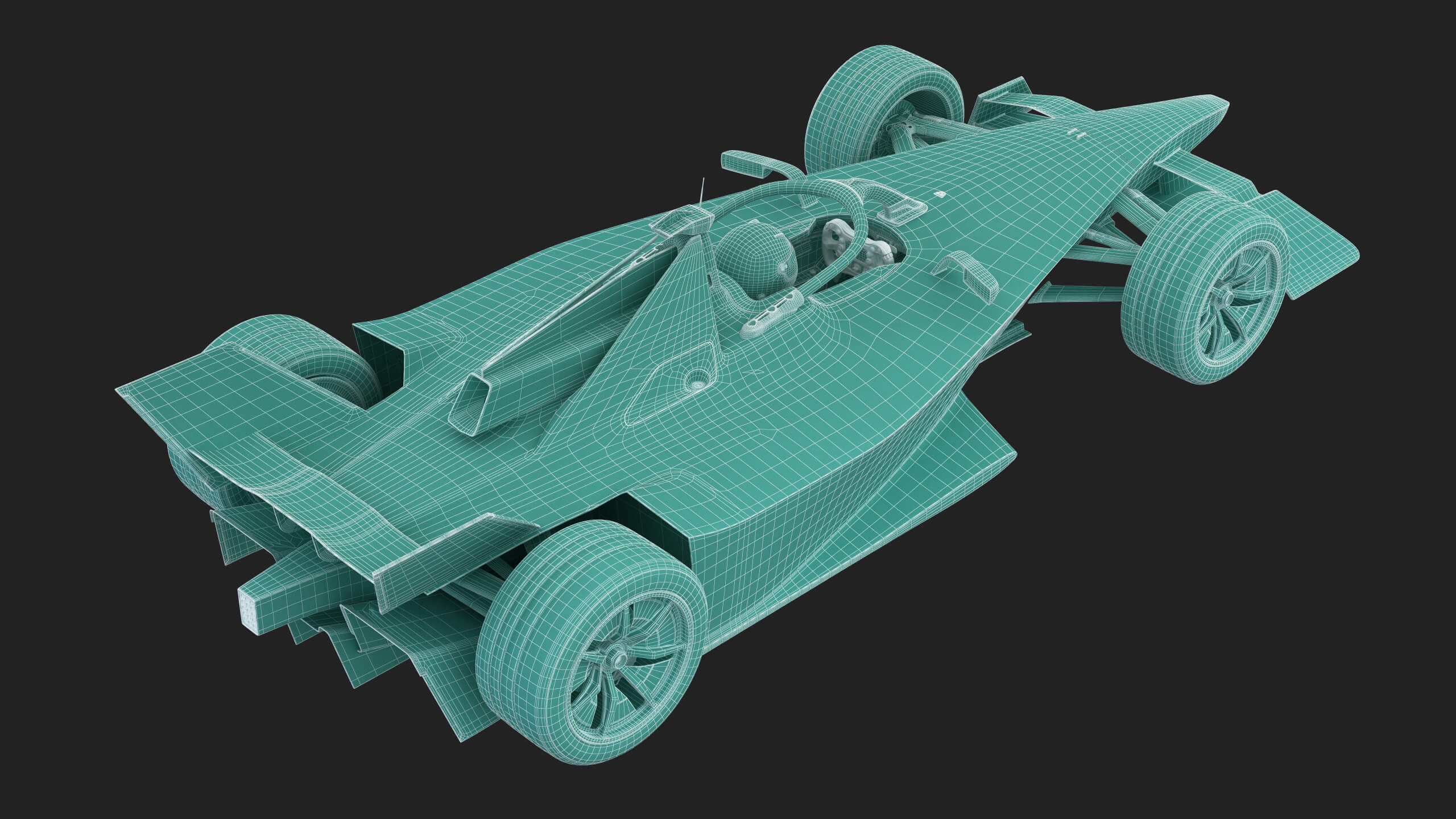 Formula E Gen3 2023 Template - 3D Model by DSGStudio