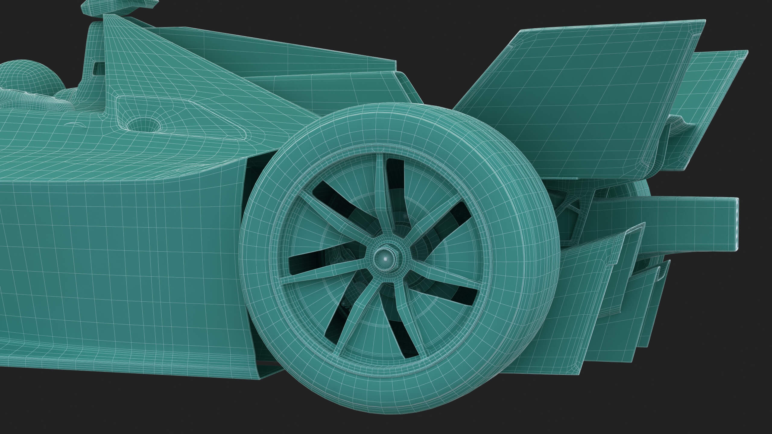 Formula E Gen3 2023 Template - 3D Model by DSGStudio