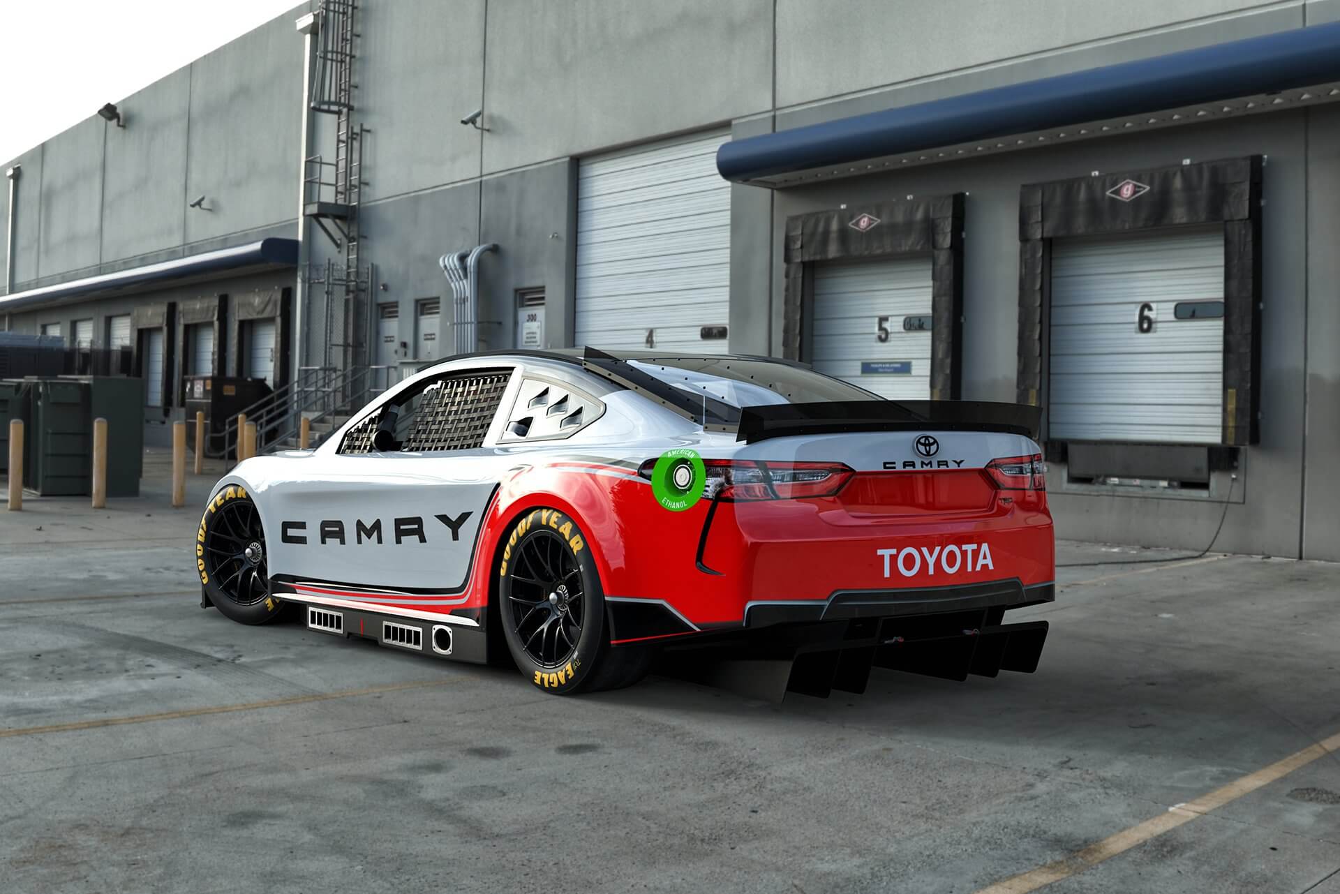 Render rear Toyota Camry Nascar Nextgen 3D Render by DSGStudio