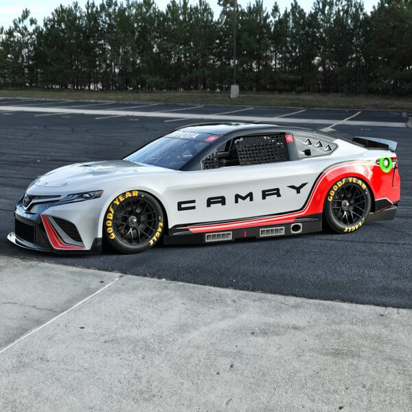 Render rear Toyota Camry Nascar Nextgen 3D Render | RenderHub Gallery