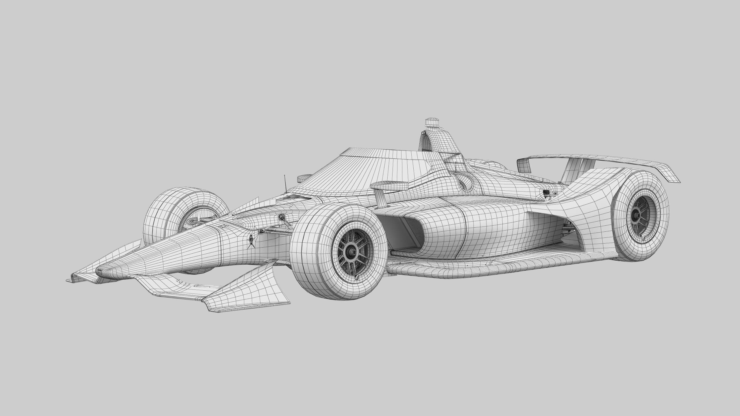 IndyCar Oval Version Template to Livery 2025 - 3D Model by DSGStudio