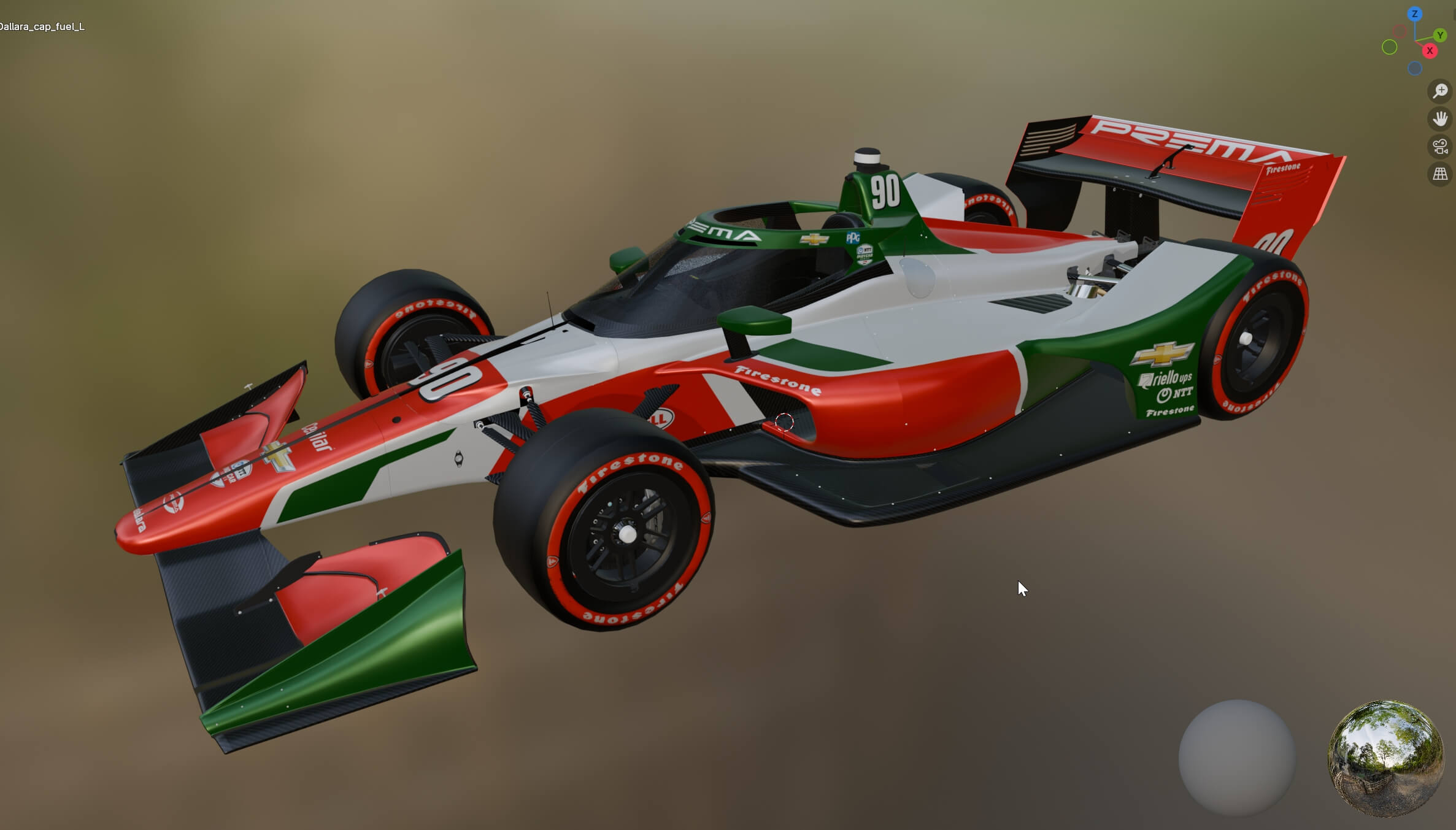 Indycar Prema Road Version 2025 - 3D Model by DSGStudio