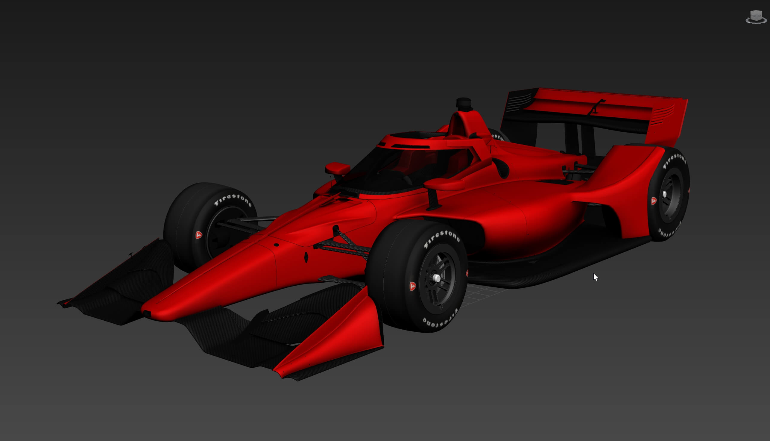IndyCar Road Version Template to Livery 2025 - 3D Model by DSGStudio