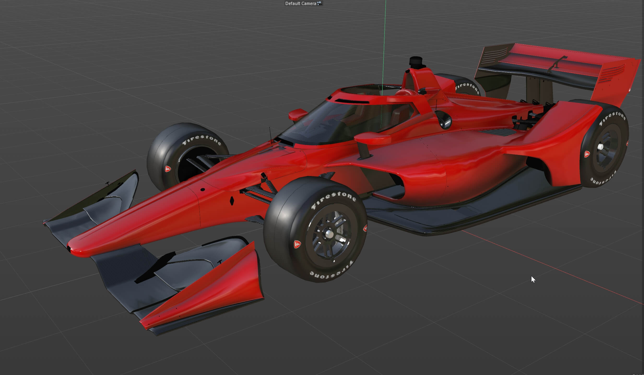 IndyCar Road Version Template to Livery 2025 - 3D Model by DSGStudio