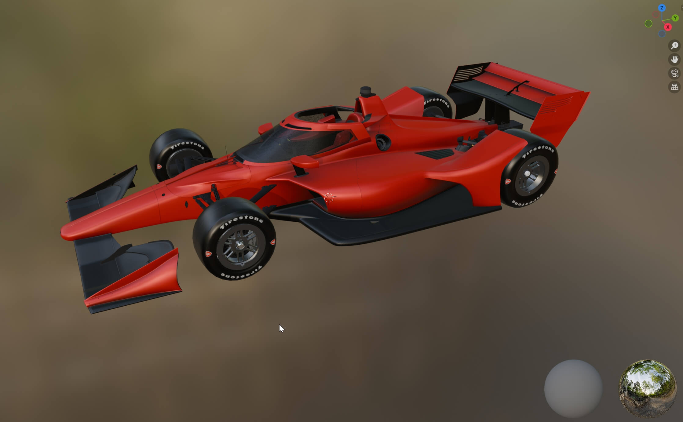 IndyCar Road Version Template to Livery 2025 - 3D Model by DSGStudio