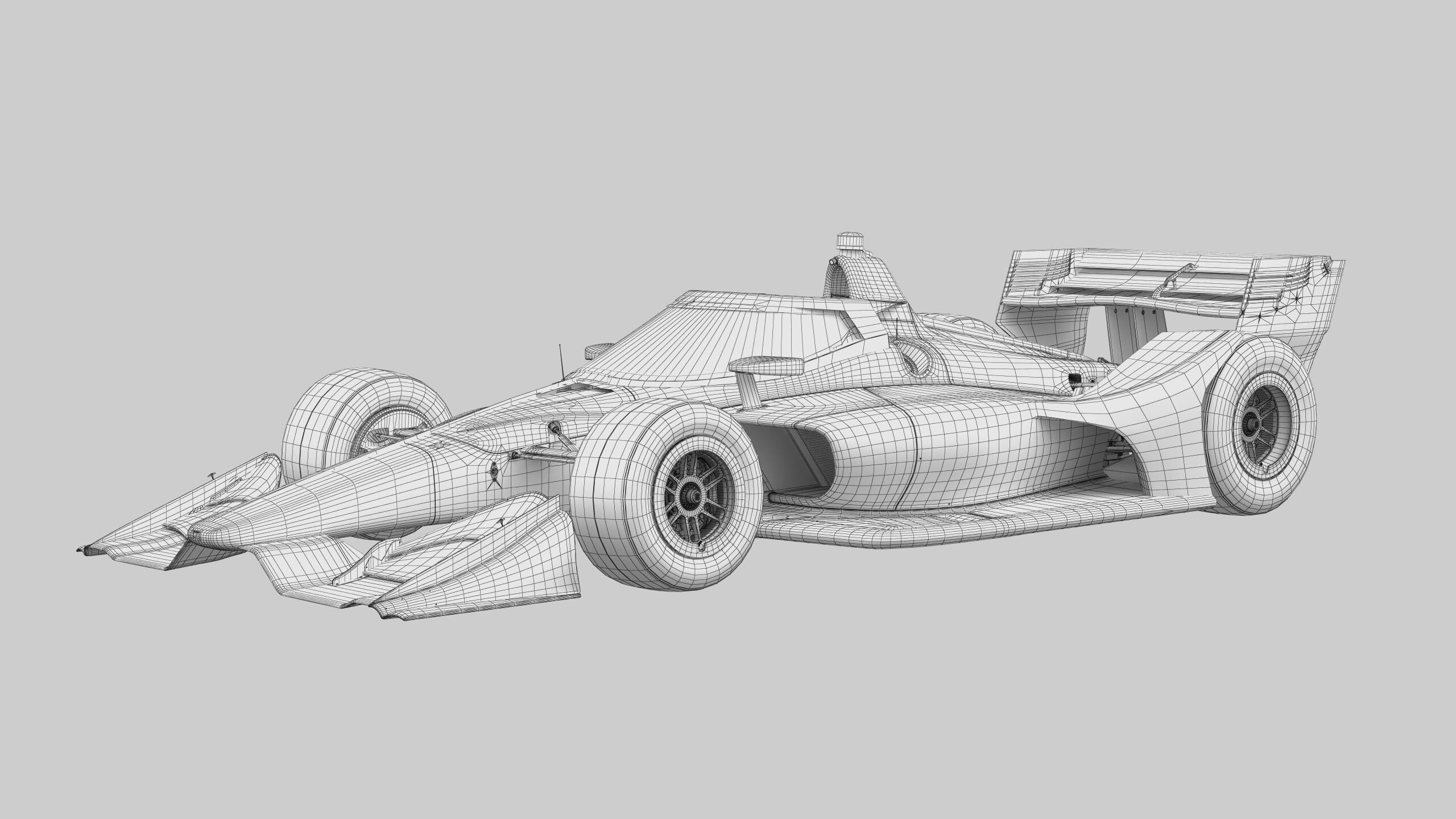 IndyCar Road Version Template to Livery 2025 - 3D Model by DSGStudio