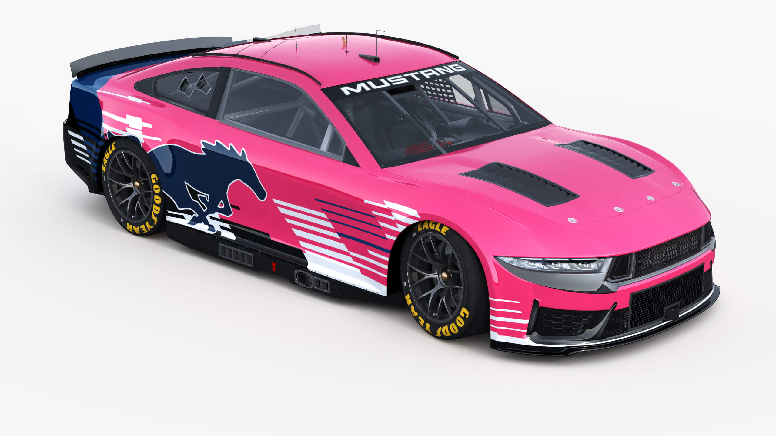 Nascar Mustang 2024 Tenplate B - 3D Model by DSGStudio