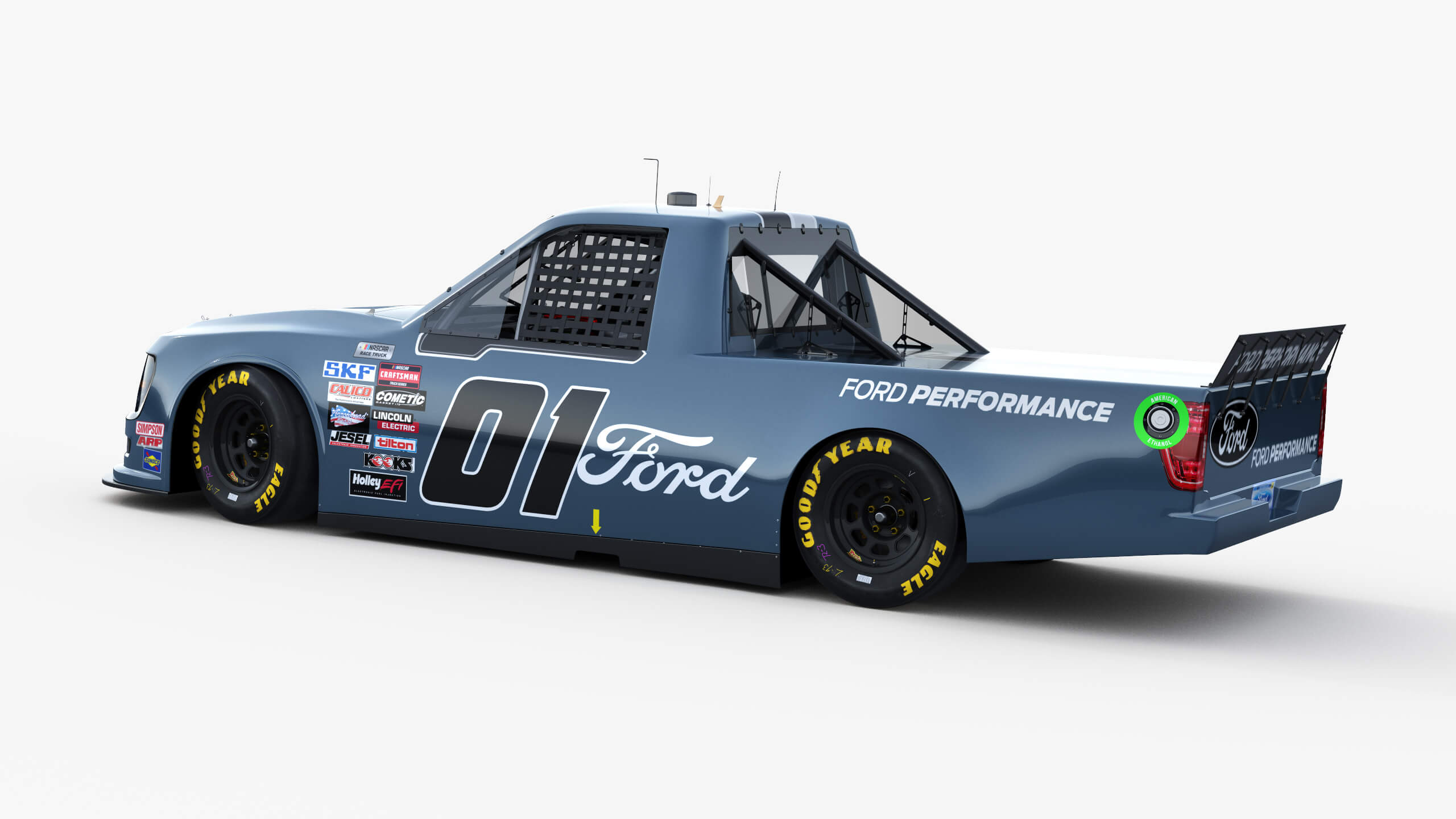 Nascar Truck F-150 2025 Template 3D Model by DSGStudio