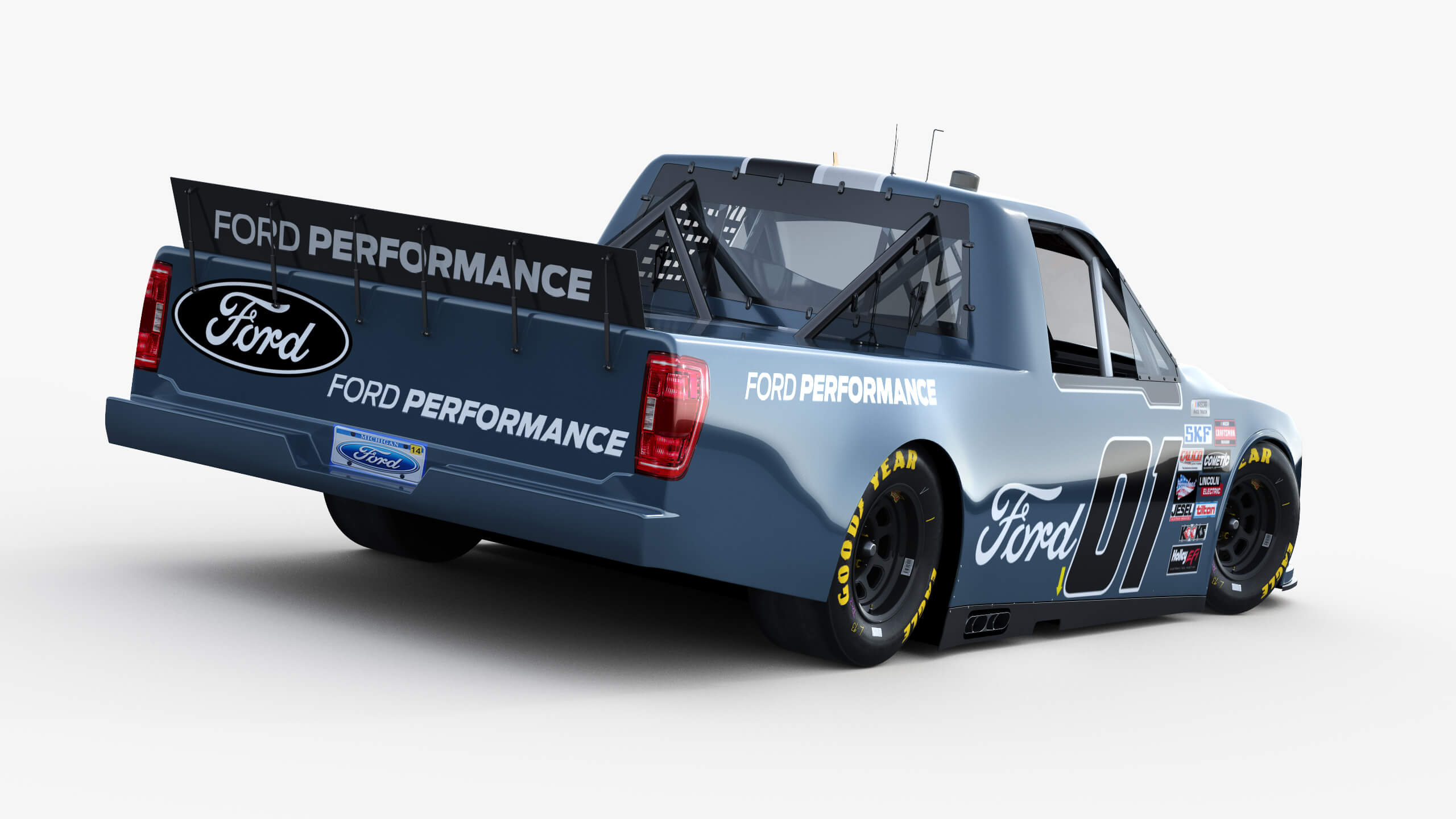 Nascar Truck F-150 2025 Template 3D Model by DSGStudio