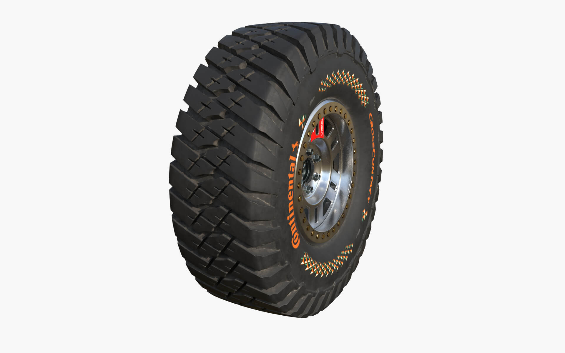 Tire Continental Off Road Extreme E - 3D Model by DSGStudio