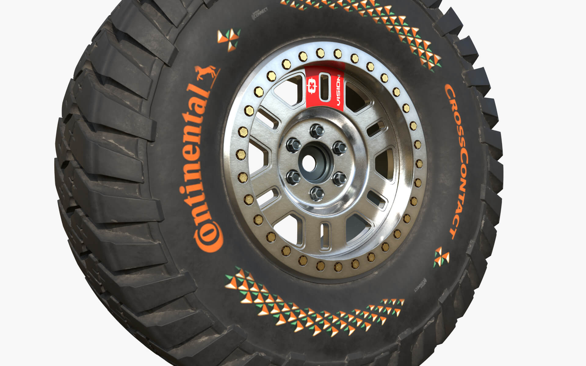 Tire Continental Off Road Extreme E - 3D Model by DSGStudio