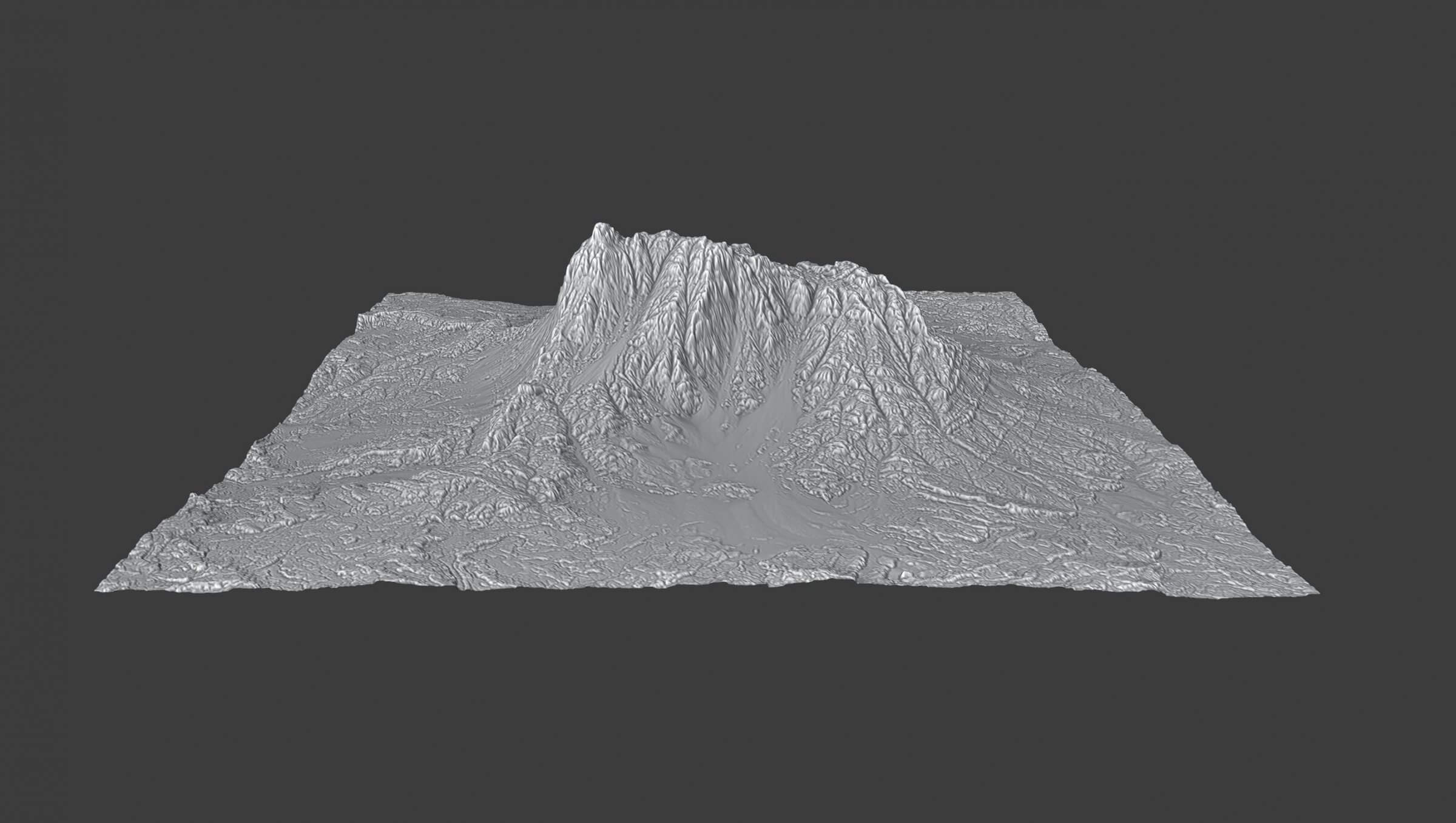 Desert Cliff - 3D Model by DSMile