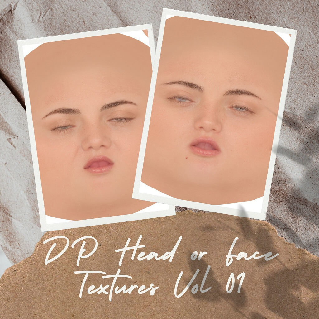 Dp Head or Face Textures Vol 01 - for Genesis 8 / 8.1 Female Daz Content by dudaping
