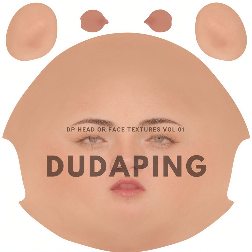 Dp Head or Face Textures Vol 01 - for Genesis 8 / 8.1 Female Daz Content by dudaping